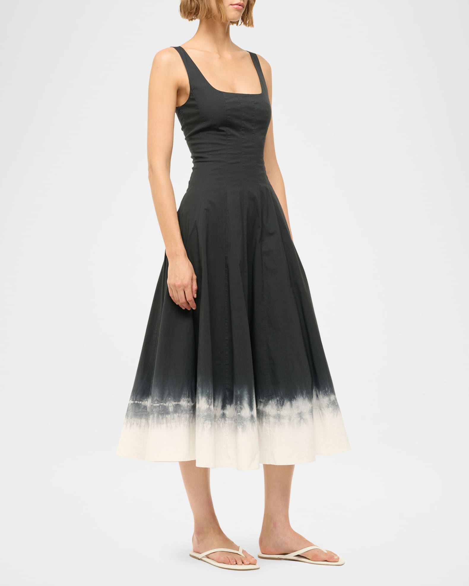 STAUD Wells Midi Dress | Neiman Marcus