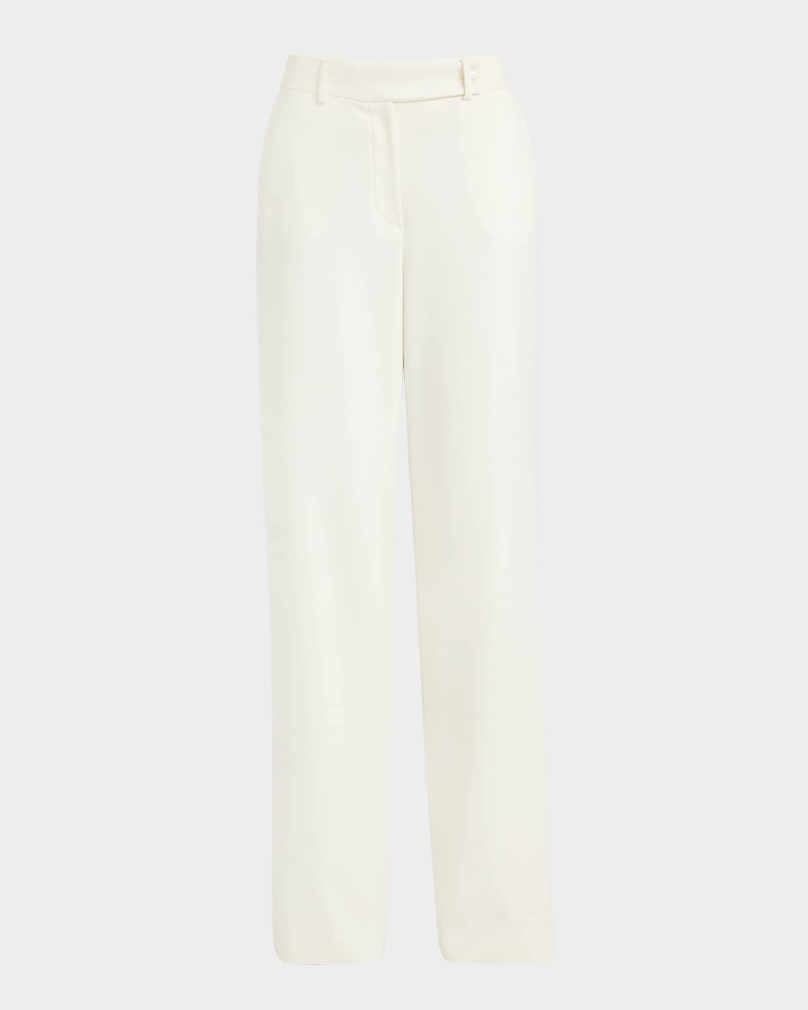 Kiton Wide-Leg Crepe Pants | Neiman Marcus
