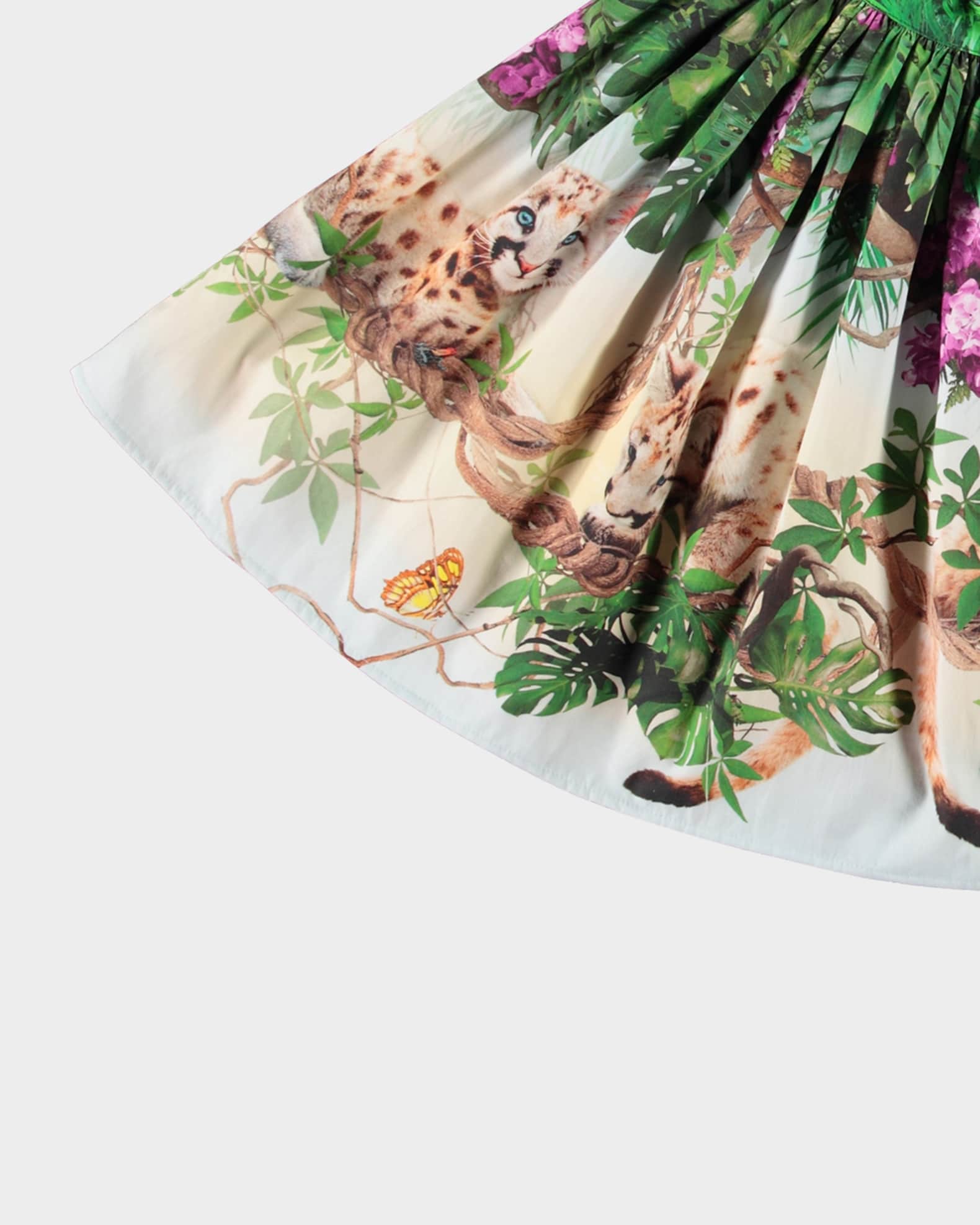 Molo Girl's Bonnie Animal-Print Skirt, Size 2-4T | Neiman Marcus