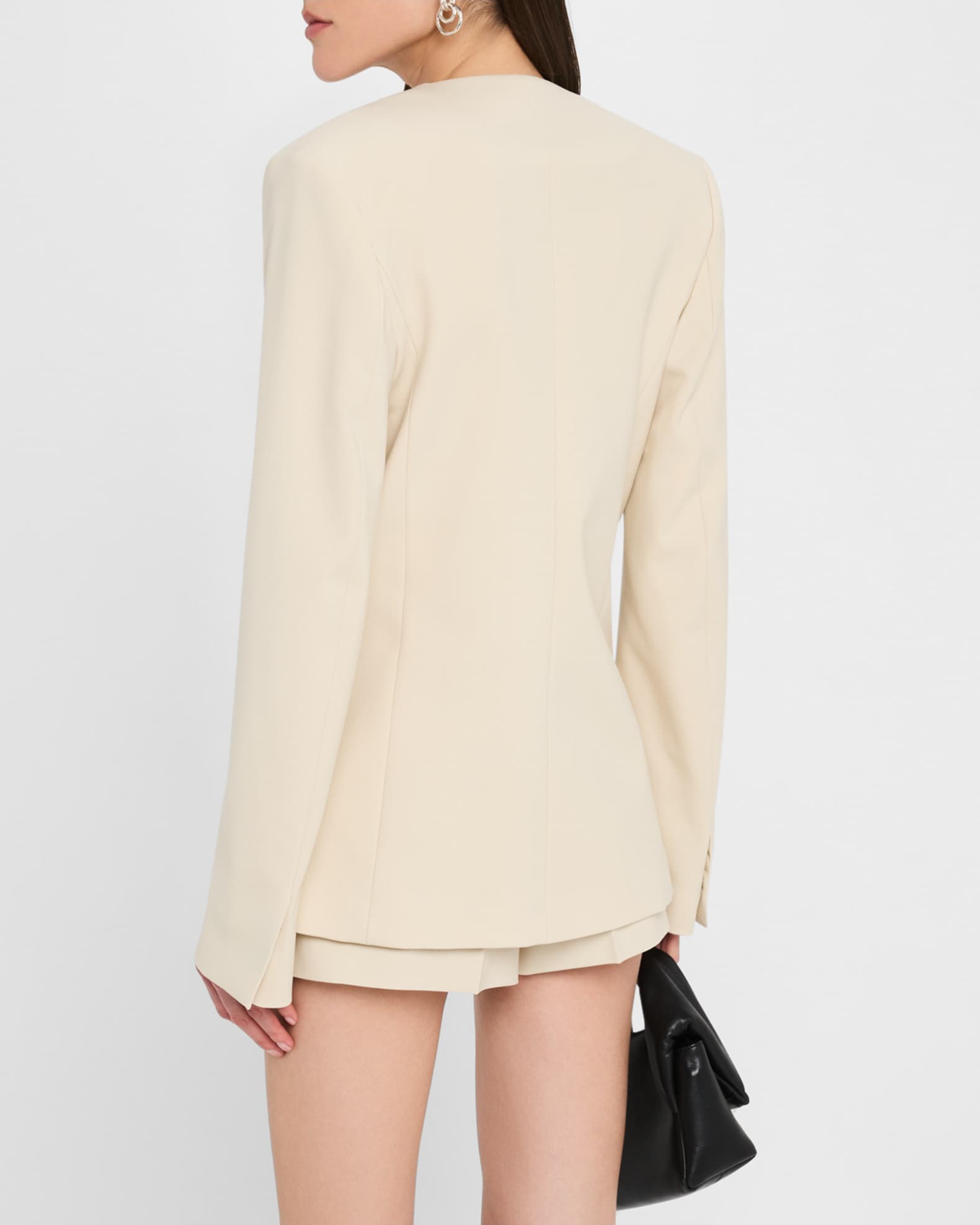 Loulou Studio Nodo Double-Breasted Jacket | Neiman Marcus