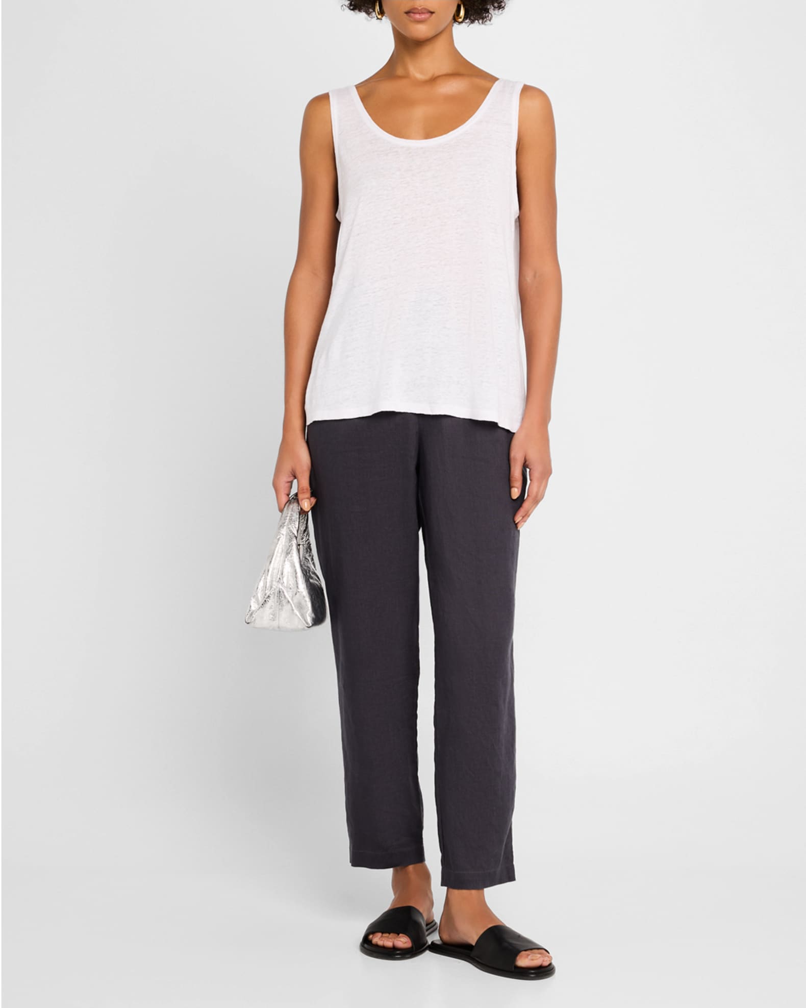 Eileen Fisher Scoop-Neck Knit Tank | Neiman Marcus