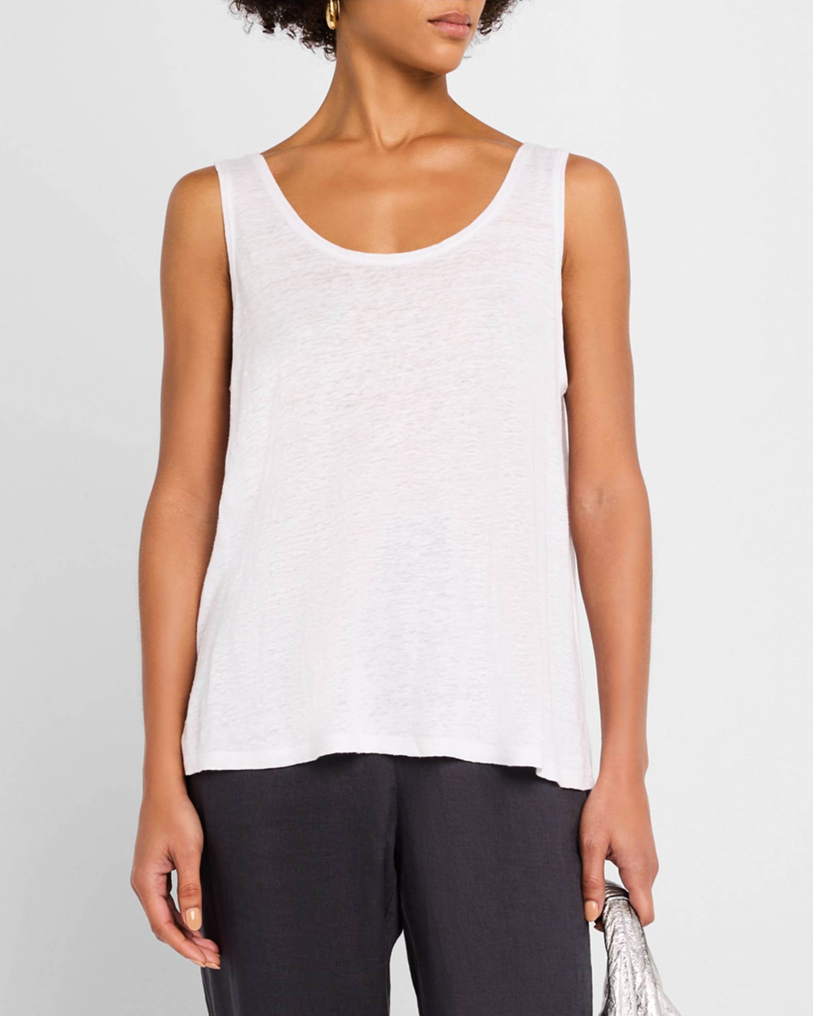 Eileen Fisher Scoop-Neck Knit Tank | Neiman Marcus
