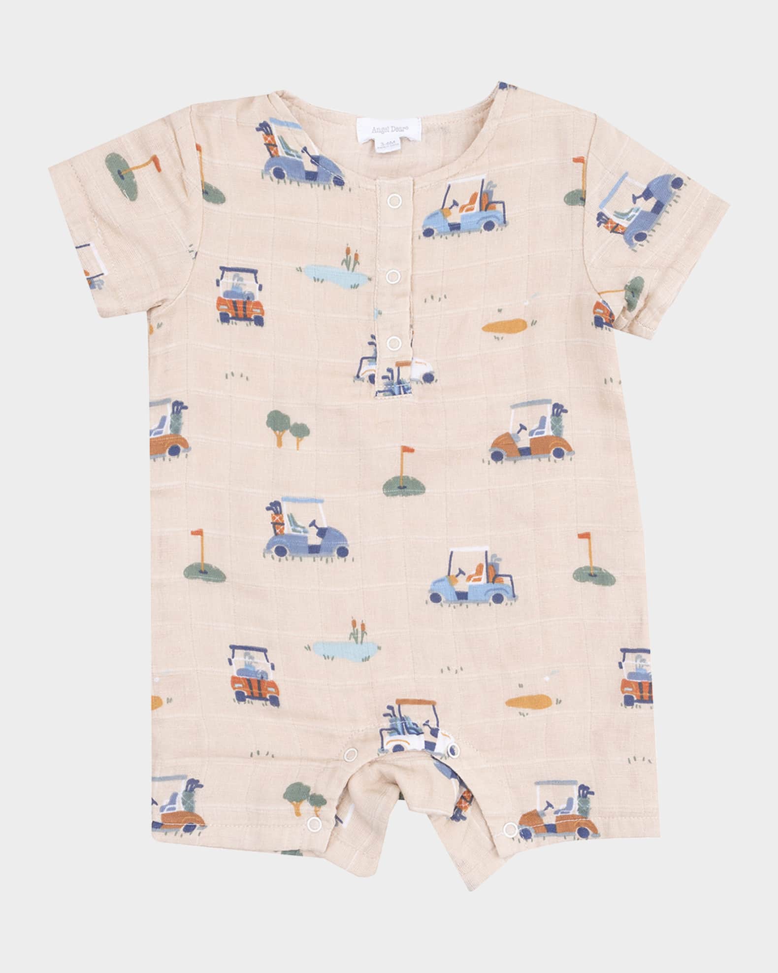 Angel Dear Boy's Golf Cart Cuties Shortall, Size 3M-24M | Neiman Marcus