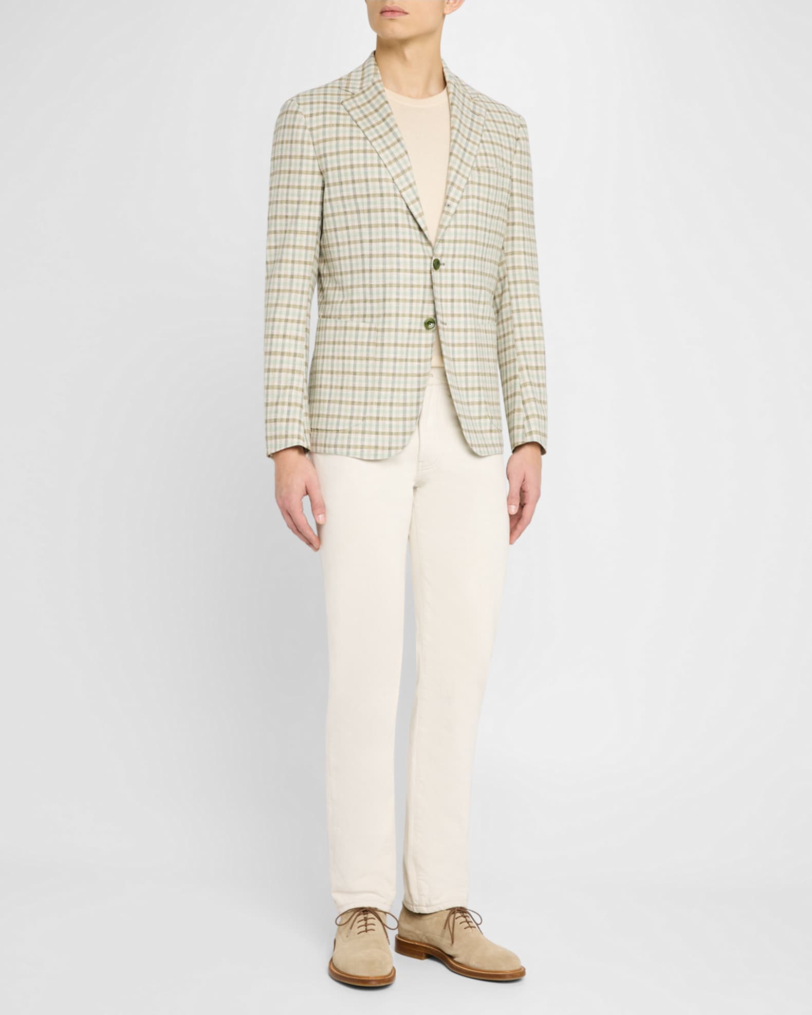 Sartorio Men's Small Check Sport Coat | Neiman Marcus