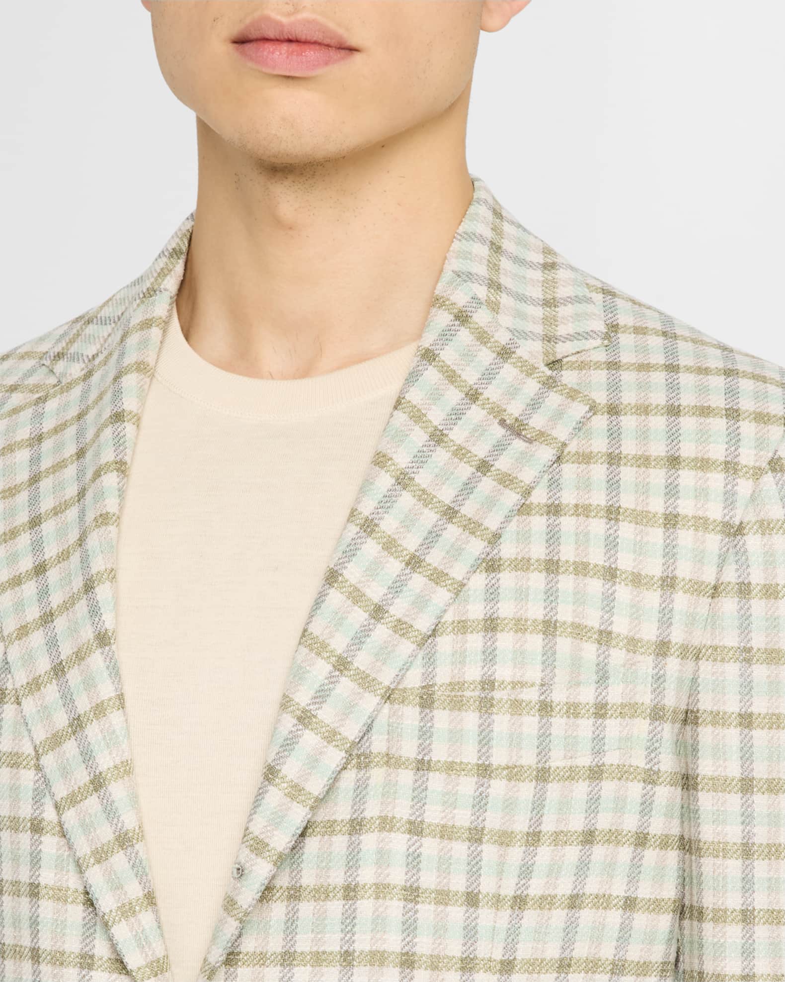 Sartorio Men's Small Check Sport Coat | Neiman Marcus