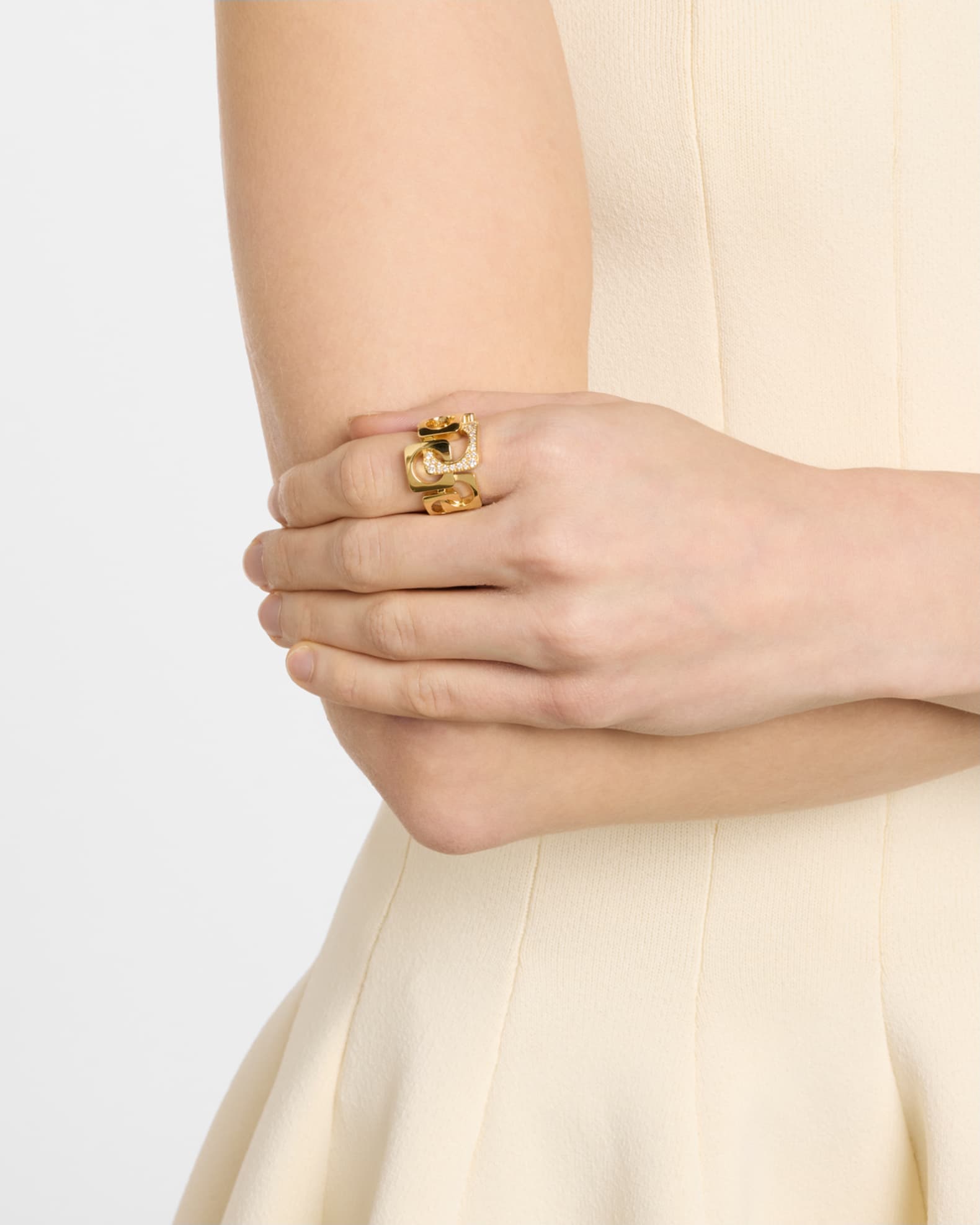 Miseno 18K Yellow Gold Diamond Statement Ring | Neiman Marcus