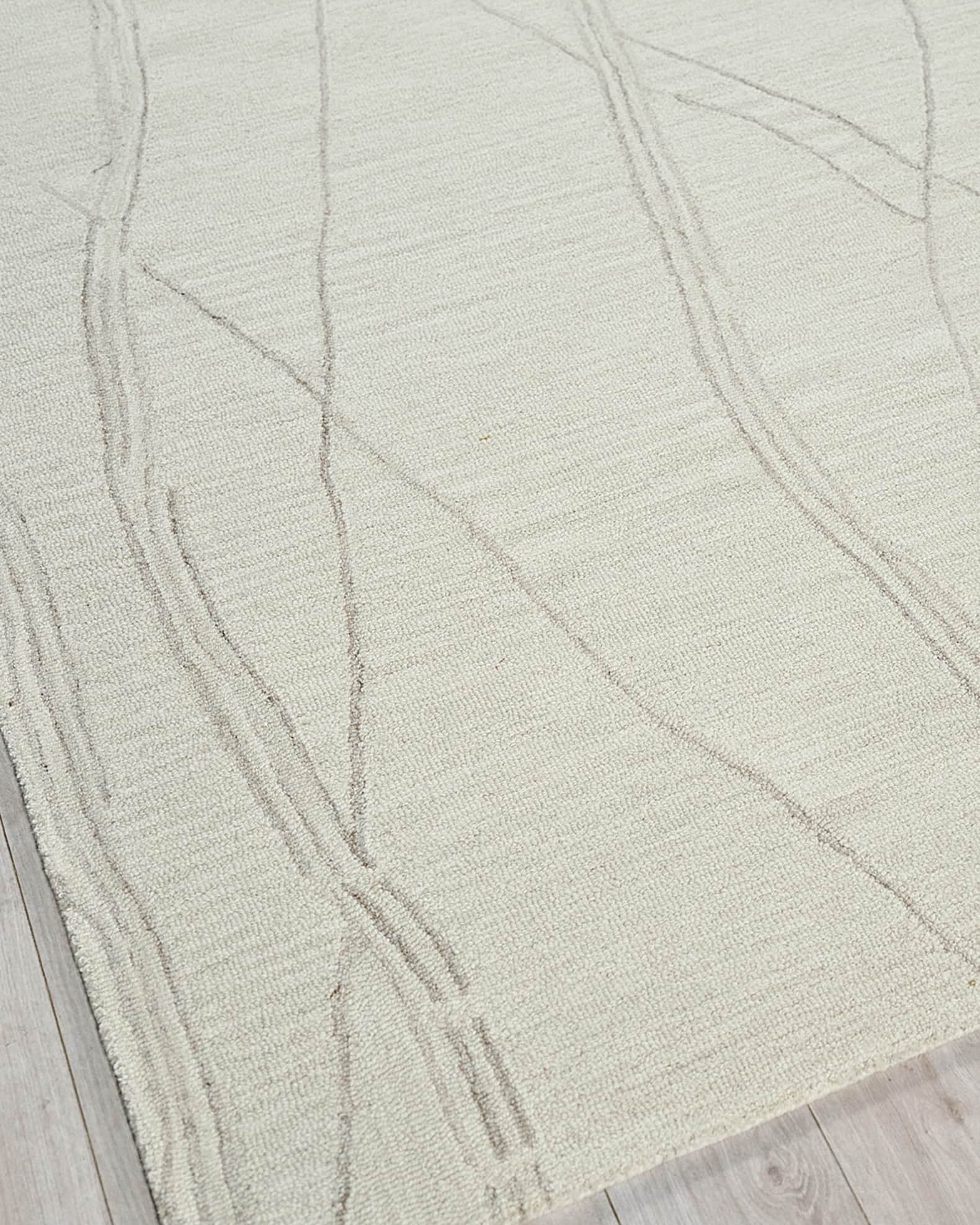 Exquisite Rugs Tangiers Hand-Tufted Ivory/Beige Rug, 8' x 10' | Neiman ...