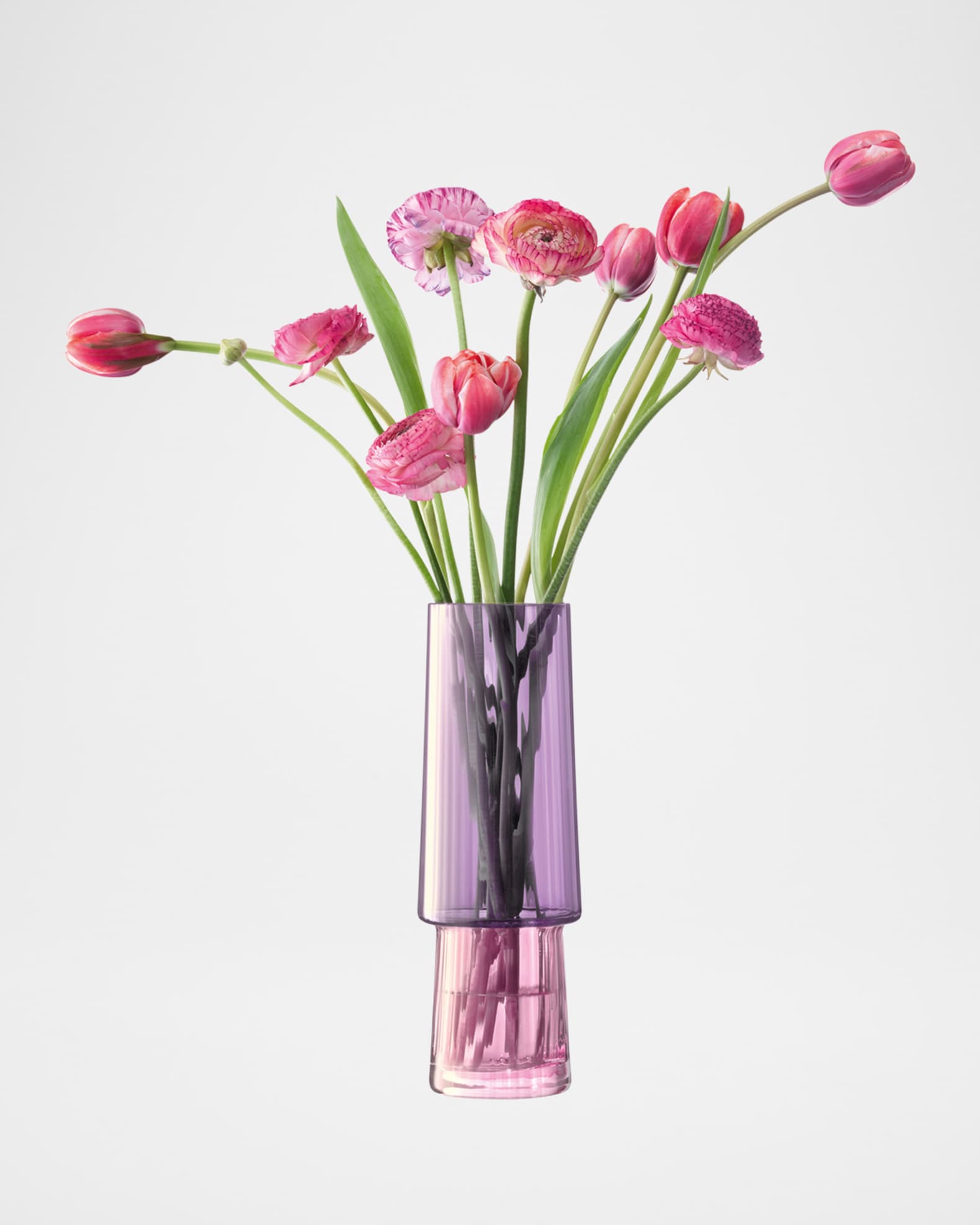 LSA Gems 10.25" Vase, Garnet | Neiman Marcus