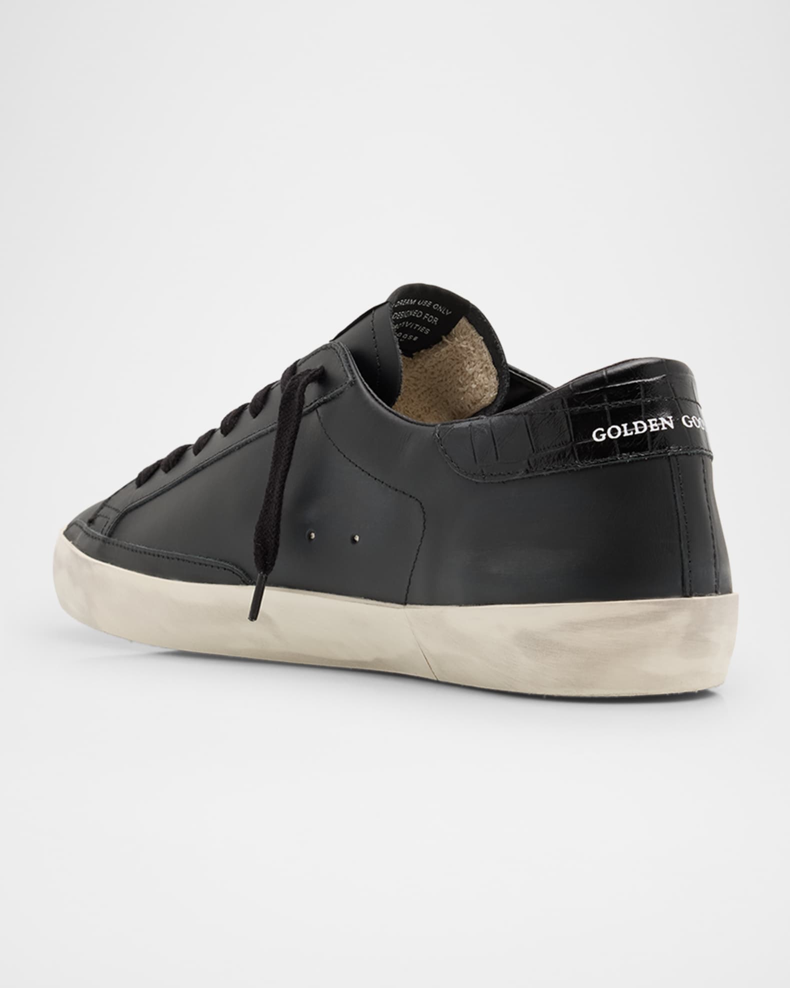 Golden Goose Men's Super-Star Low-Top Leather Sneakers | Neiman Marcus
