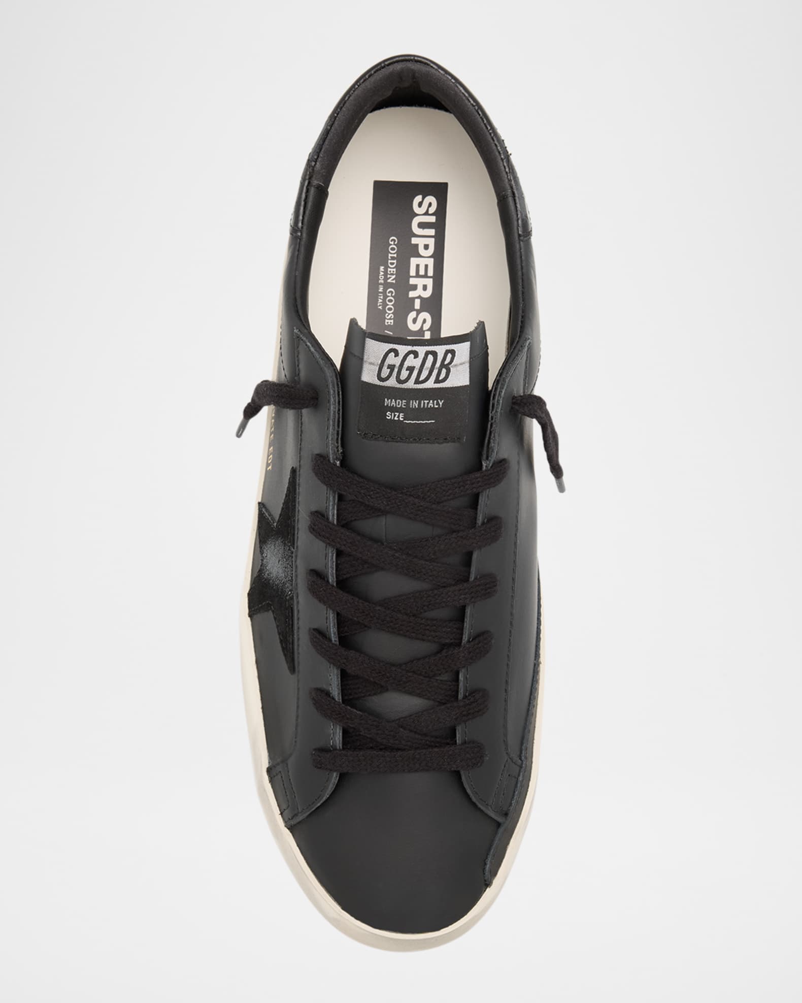 Golden Goose Men's Super-Star Low-Top Leather Sneakers | Neiman Marcus