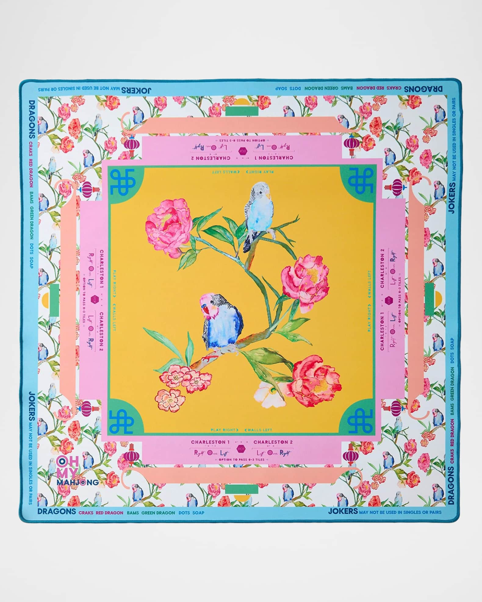 OH MY MAHJONG x Brooke Wright Spring Fling Neoprene Mahjong Mat ...