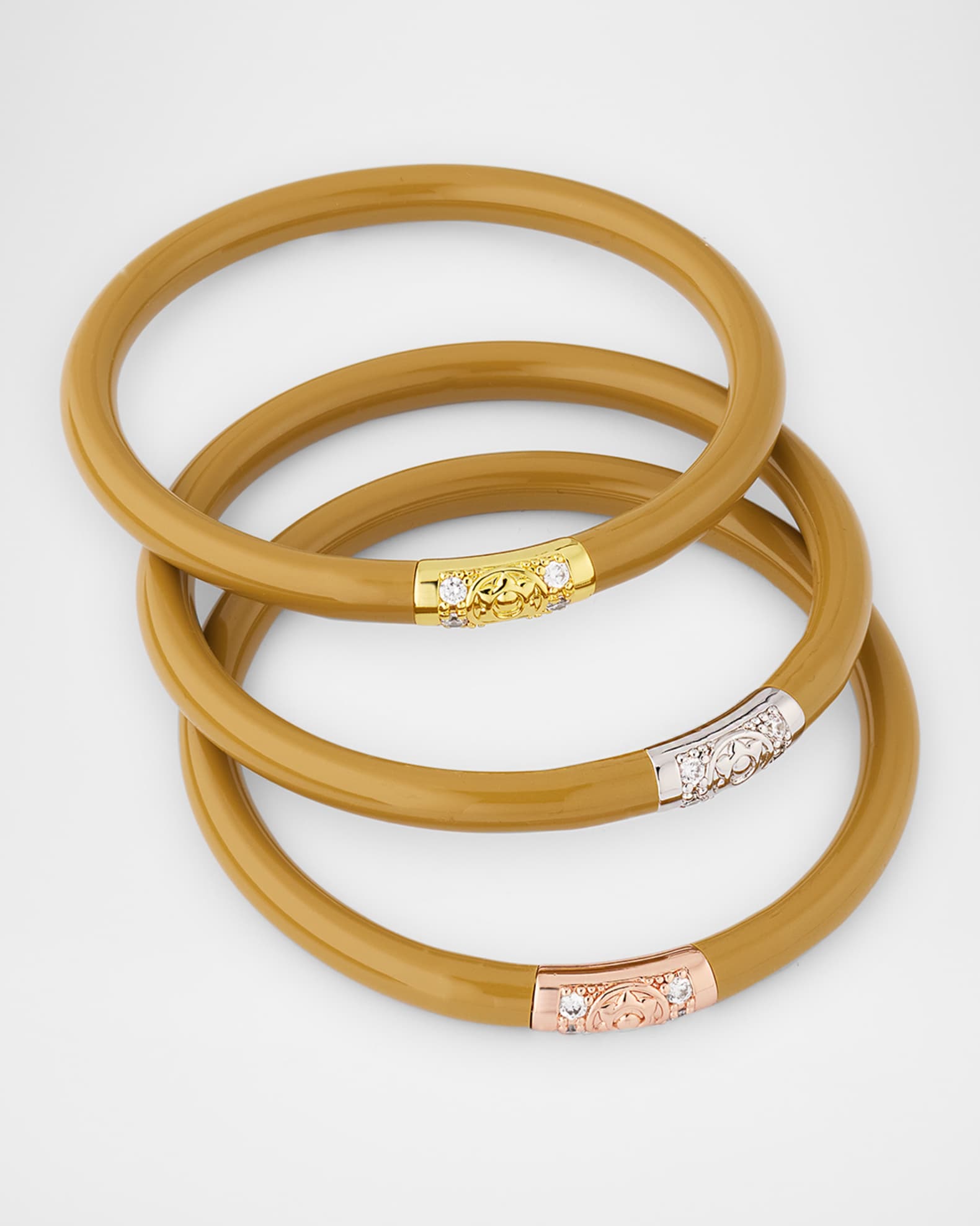 BuDhaGirl Sand Three Kings All Weather Bangle Bracelets, Set of 3 | Neiman Marcus