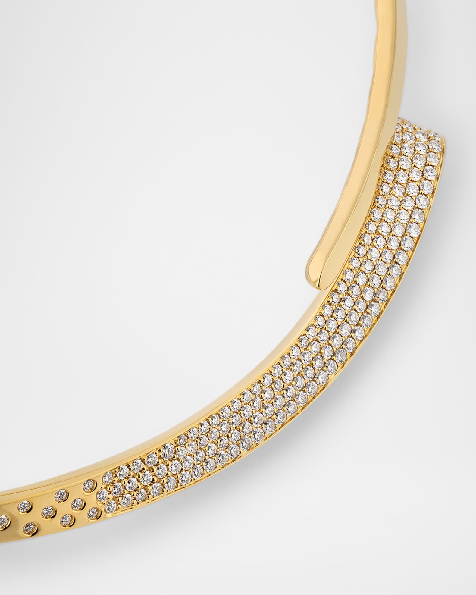 Crivelli 18K Yellow Gold Crivelli Diamond Choker Necklace | Neiman Marcus