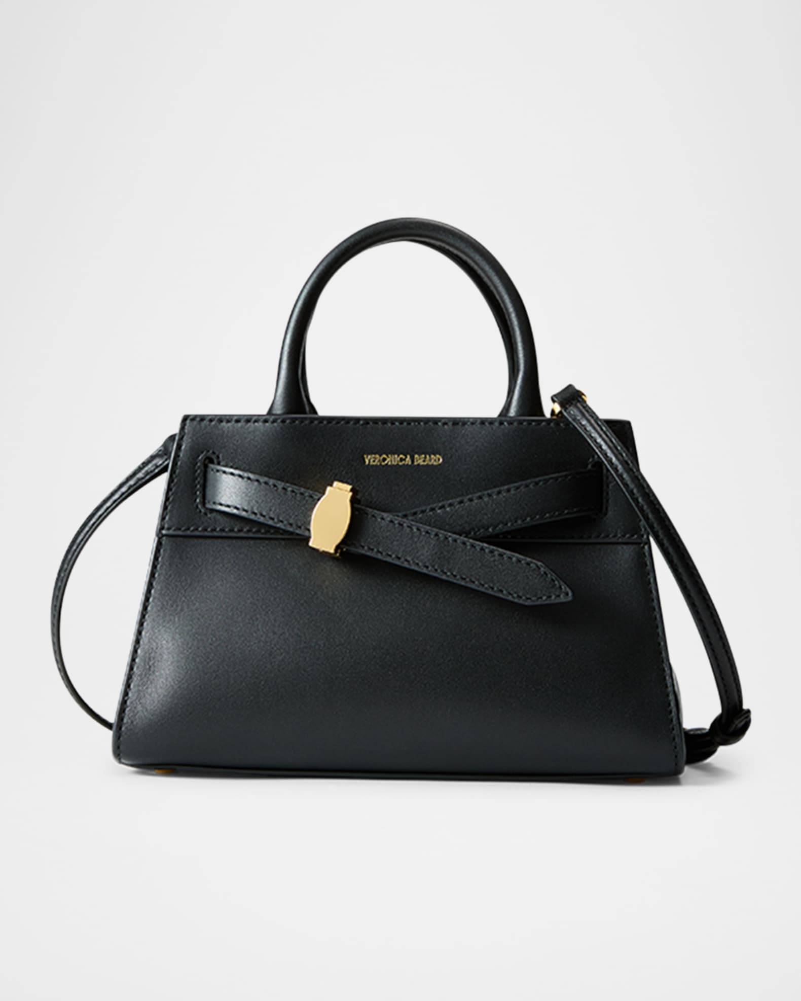 Veronica Beard Dash Mini Leather Crossbody Bag | Neiman Marcus