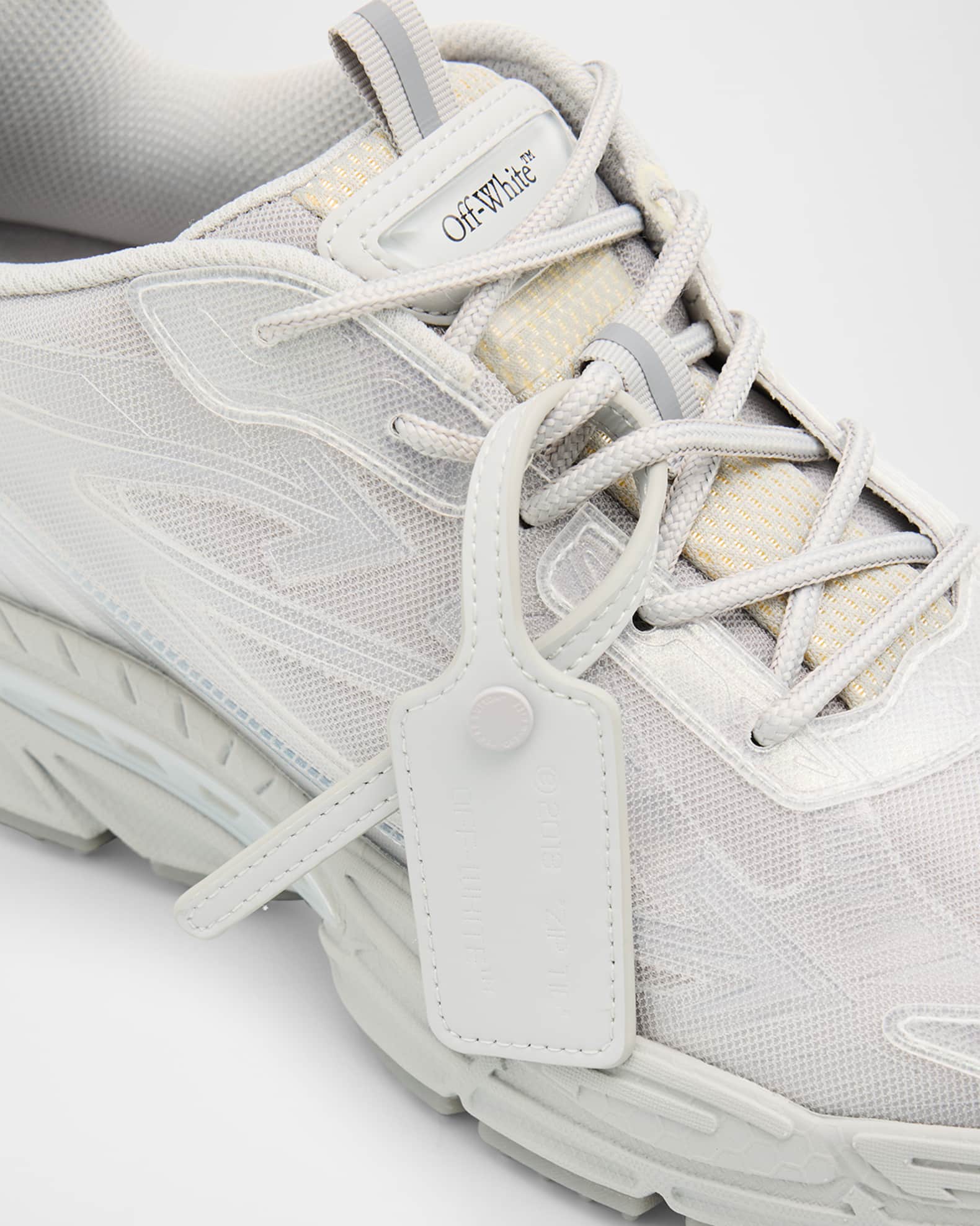 Off-White Men's Be Right Back Mesh Runner Sneakers | Neiman Marcus