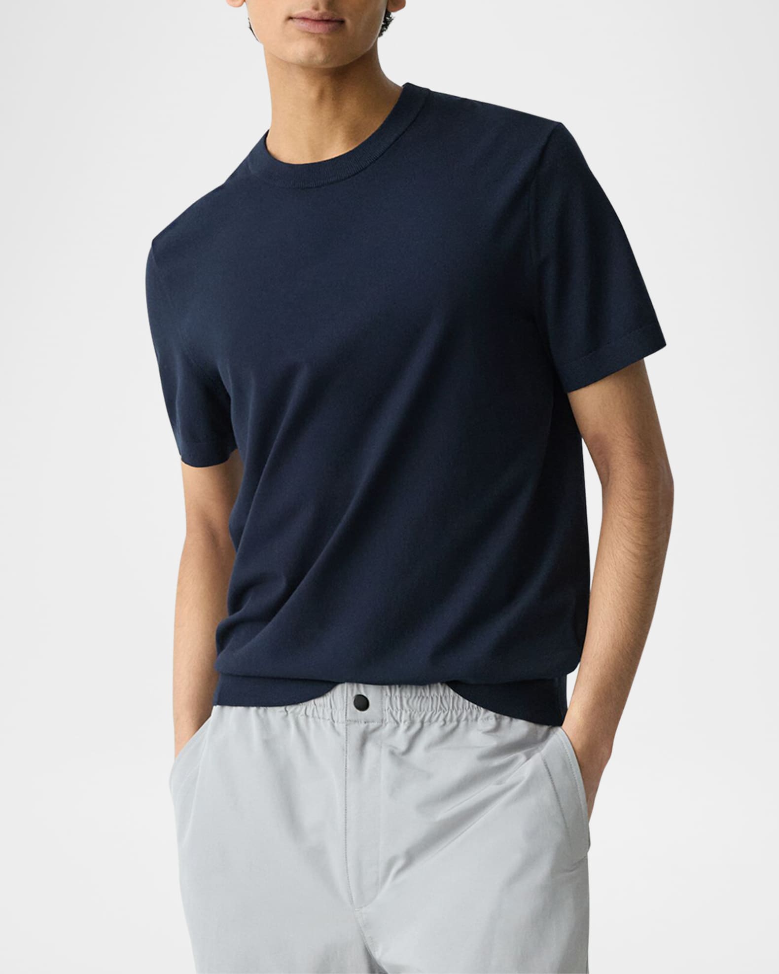 Theory Men's Soris T-Shirt in Light Bilen | Neiman Marcus