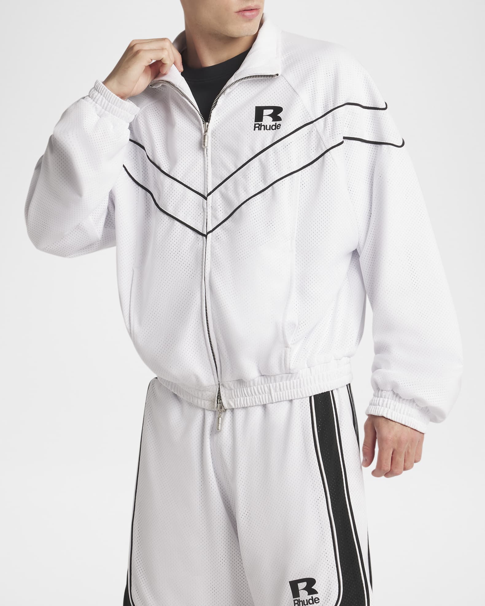 Rhude Men's Piped Raglan Track Jacket | Neiman Marcus