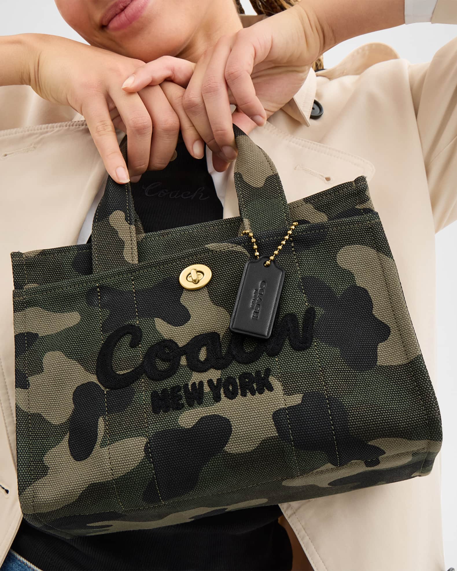 Coach Cargo 26 Camo Printed Canvas Tote Bag | Neiman Marcus