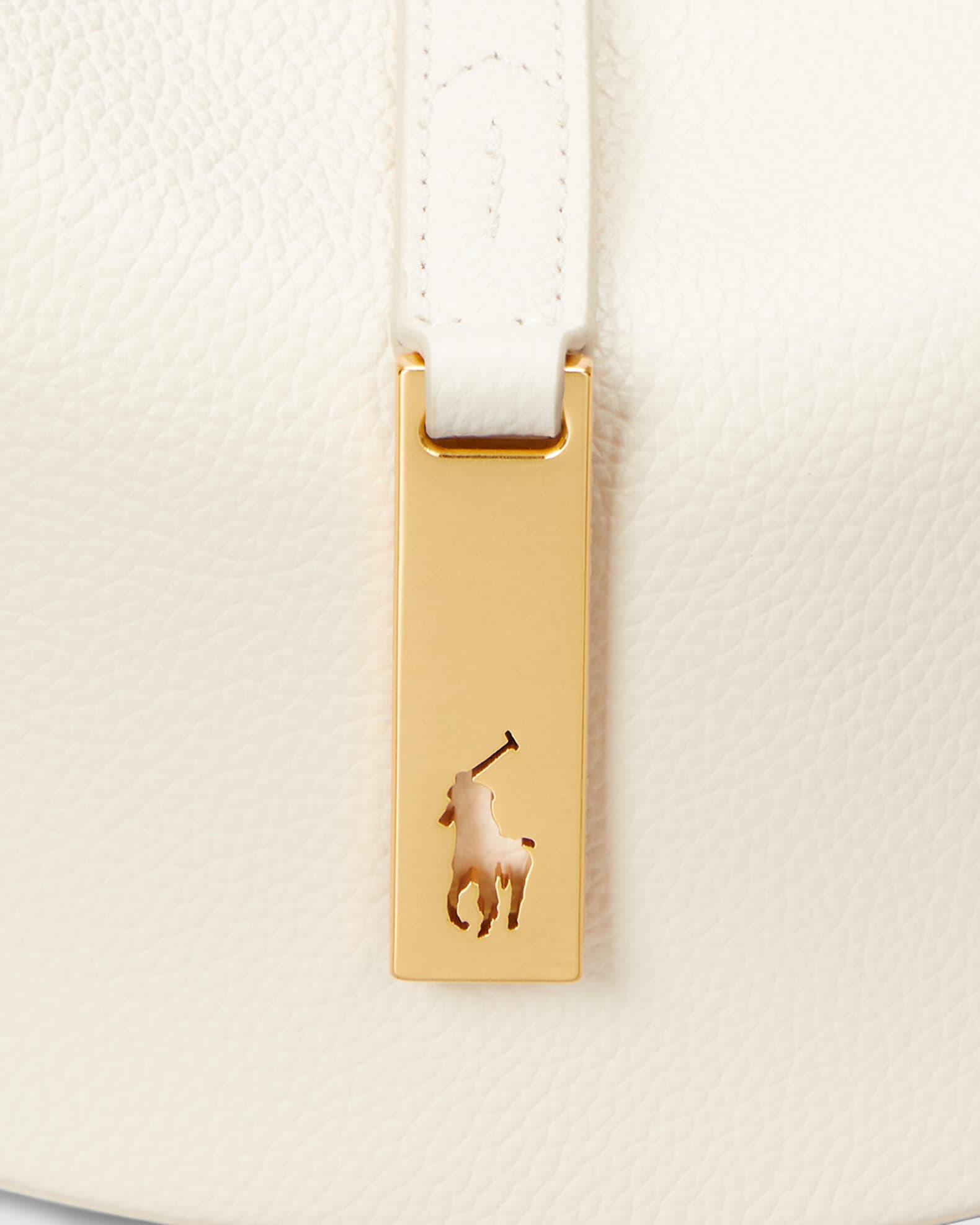 Polo Ralph Lauren Polo ID Small Leather Shoulder Bag | Neiman Marcus