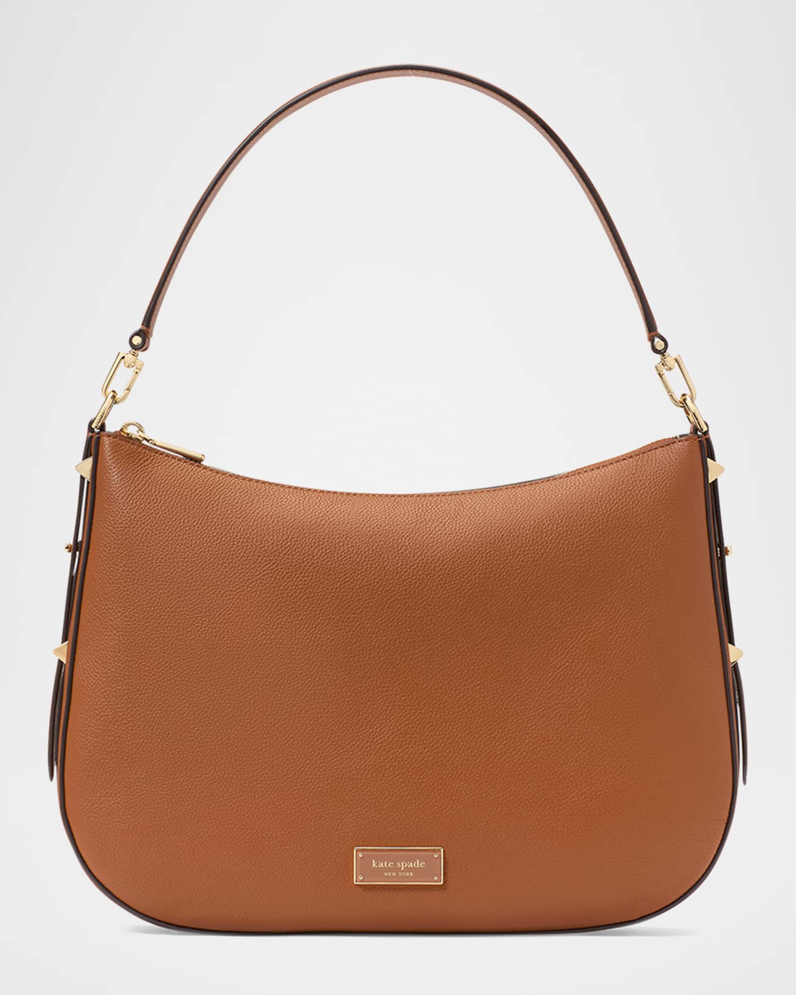 kate spade new york liv large pebbled leather hobo bag | Neiman Marcus