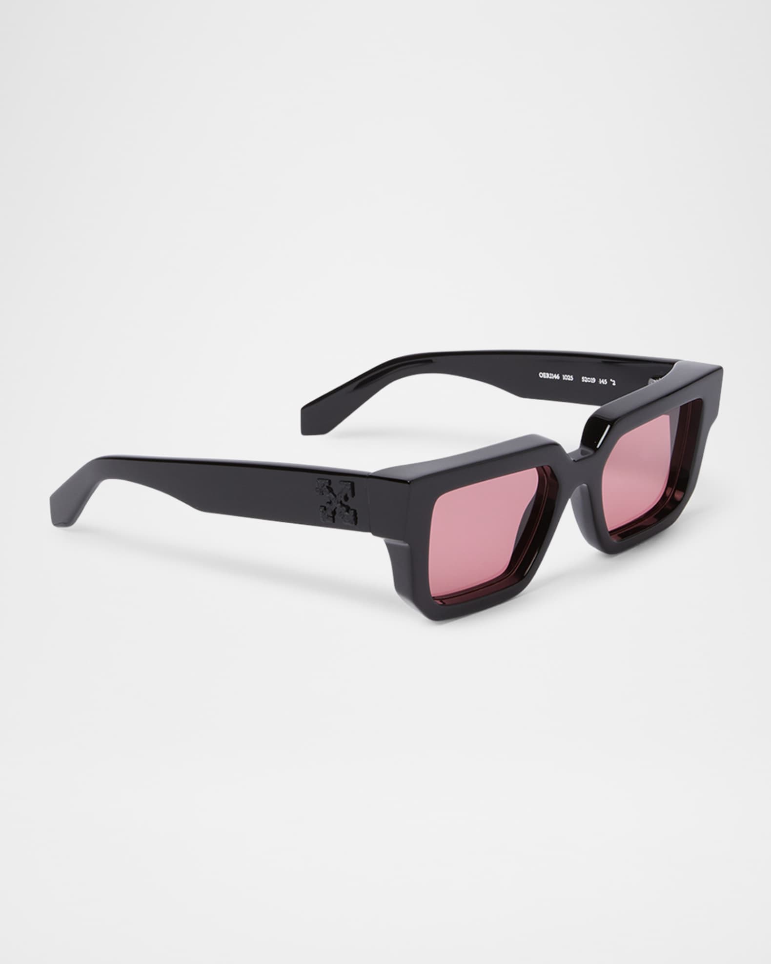 Off-White Silverstone Arrow Square Sunglasses | Neiman Marcus