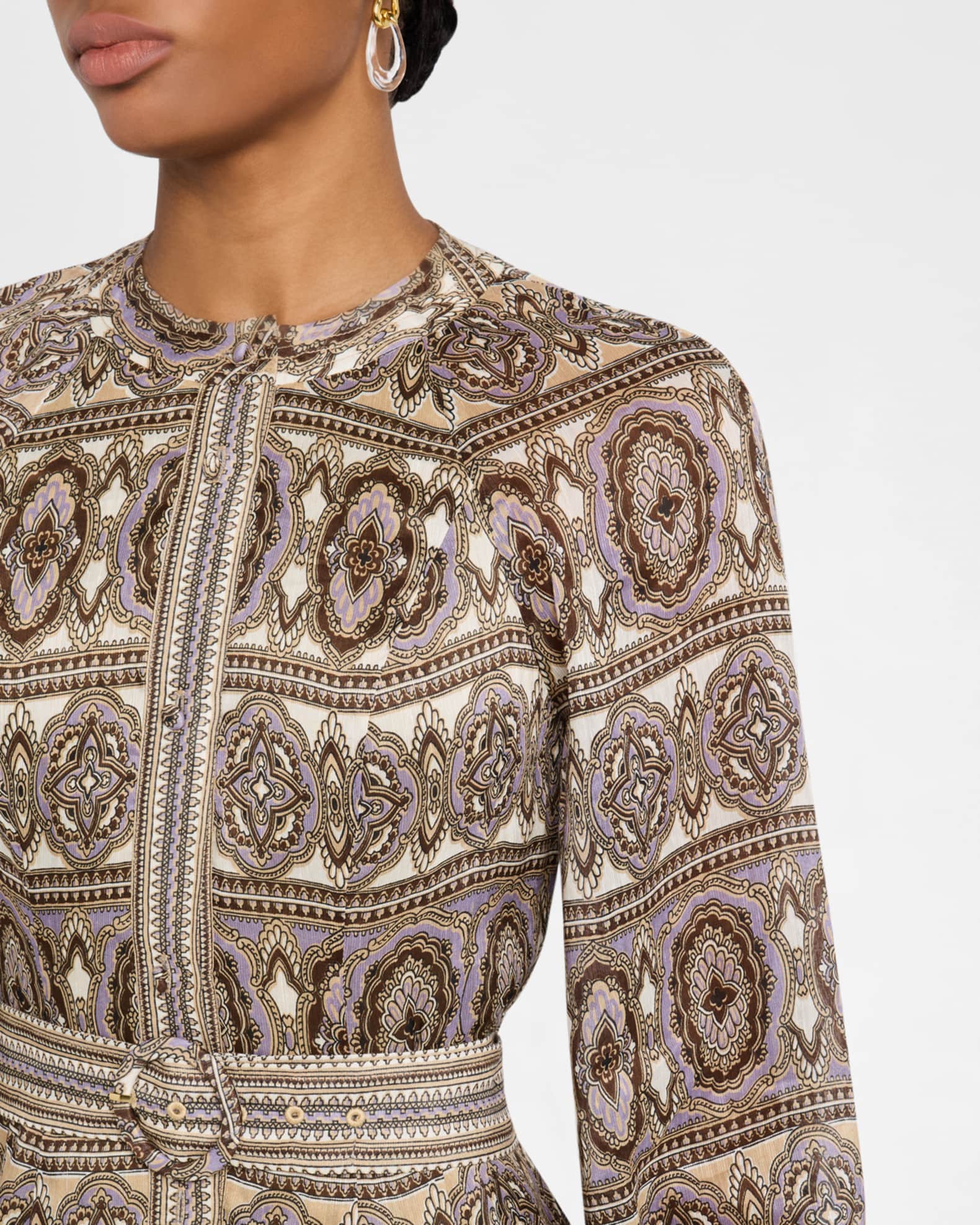 Veronica Beard Kumar Belted Mini Dress | Neiman Marcus