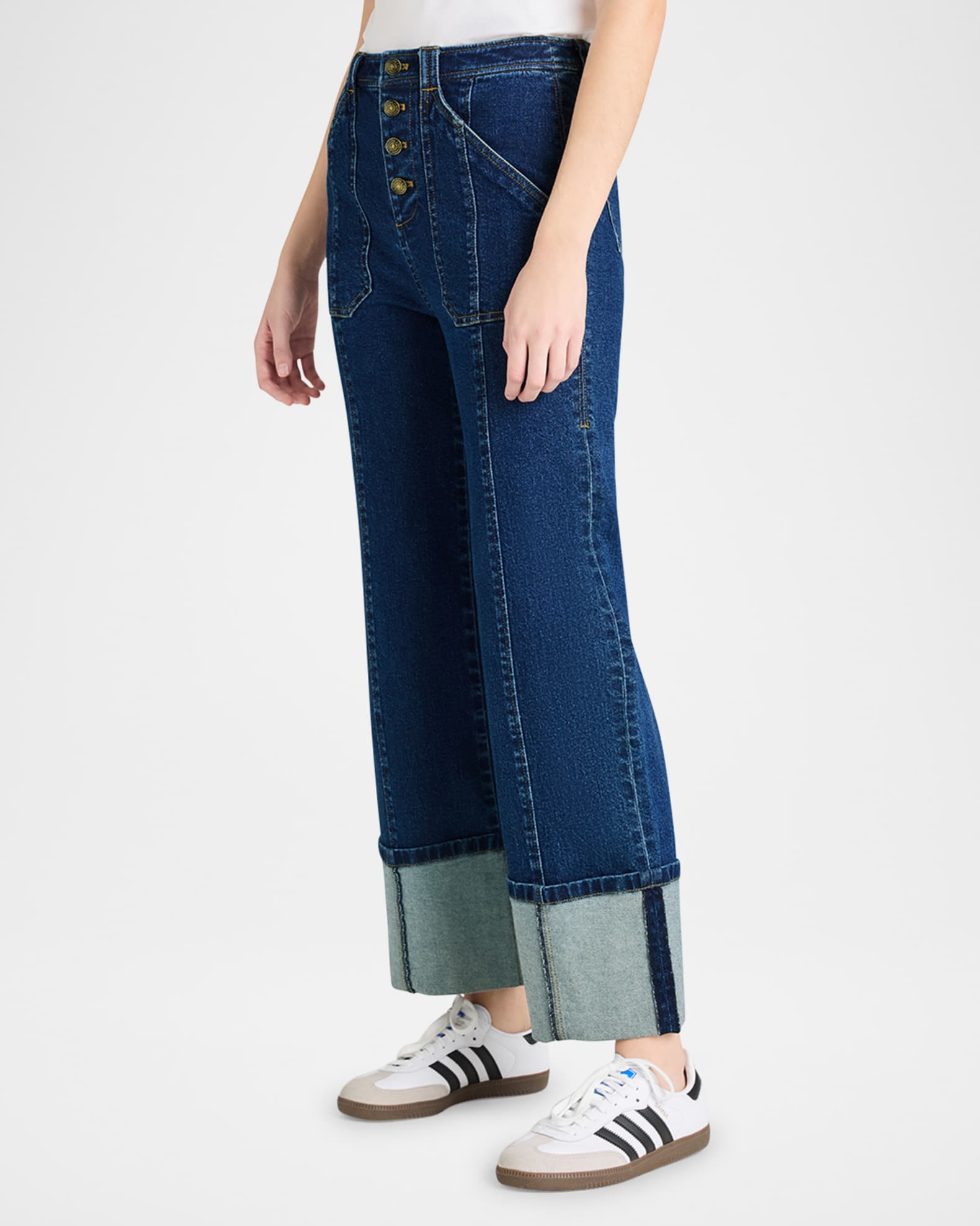 Cinq a Sept Benji Cuffed Jeans | Neiman Marcus