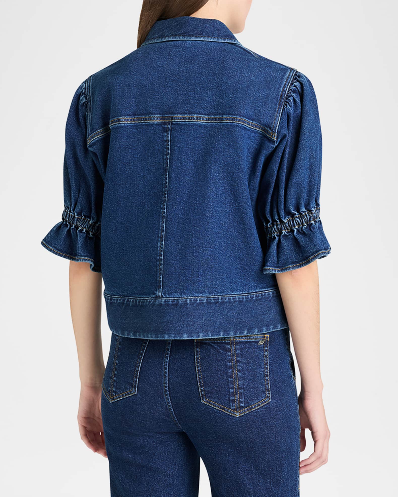 denim jacket short sleeve