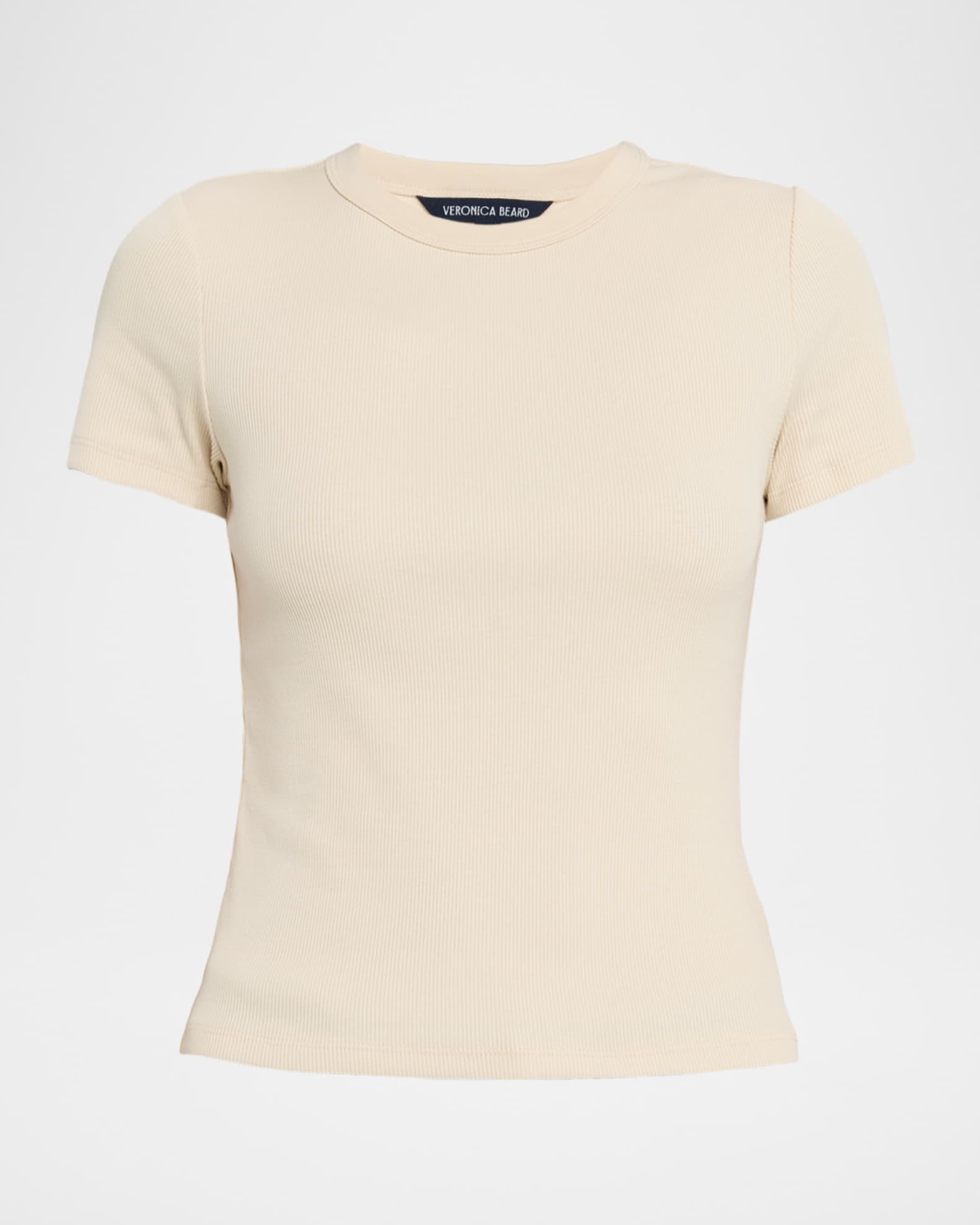 Veronica Beard Pruitt Crewneck Tee | Neiman Marcus