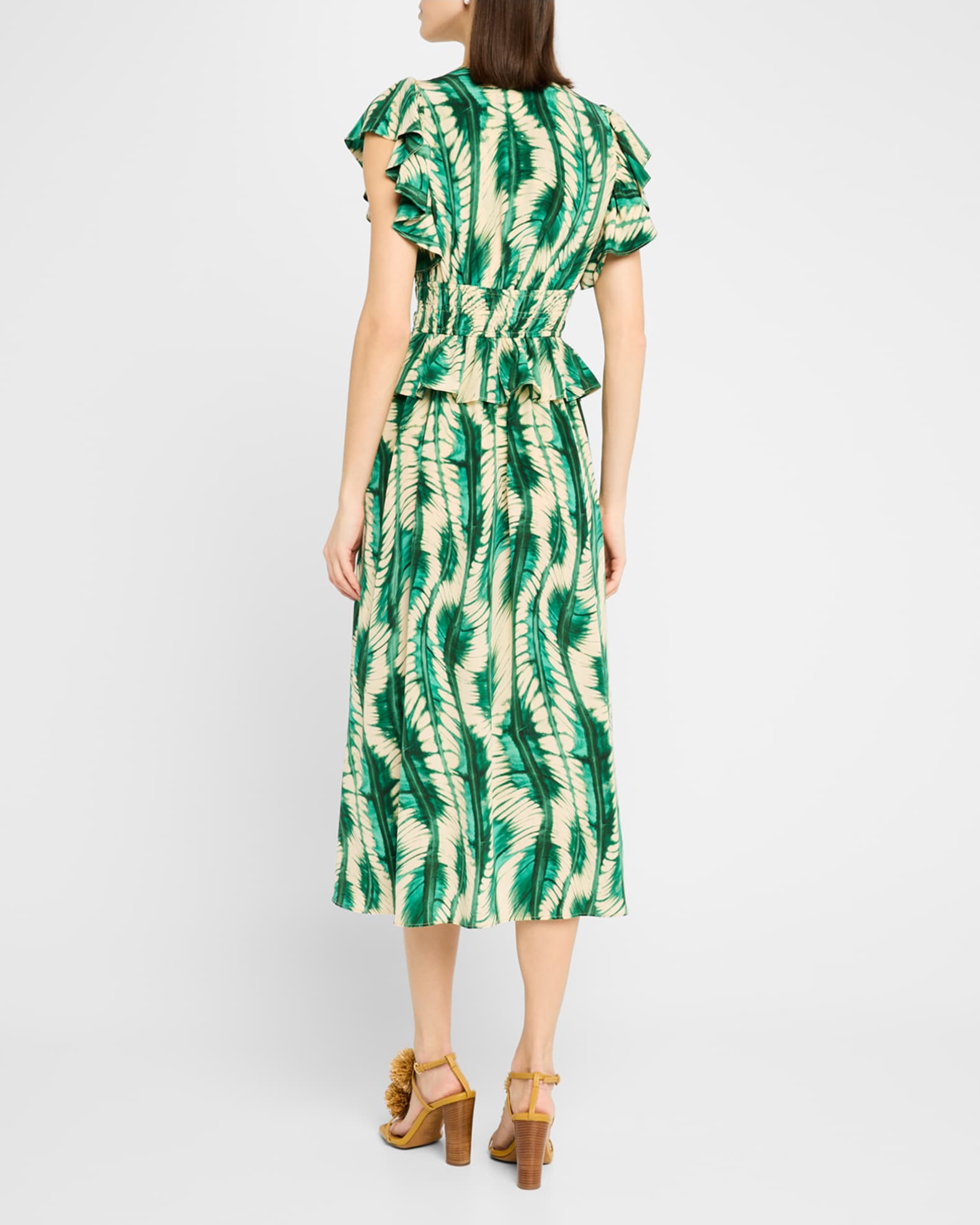 Ulla Johnson Brielle Midi Dress | Neiman Marcus