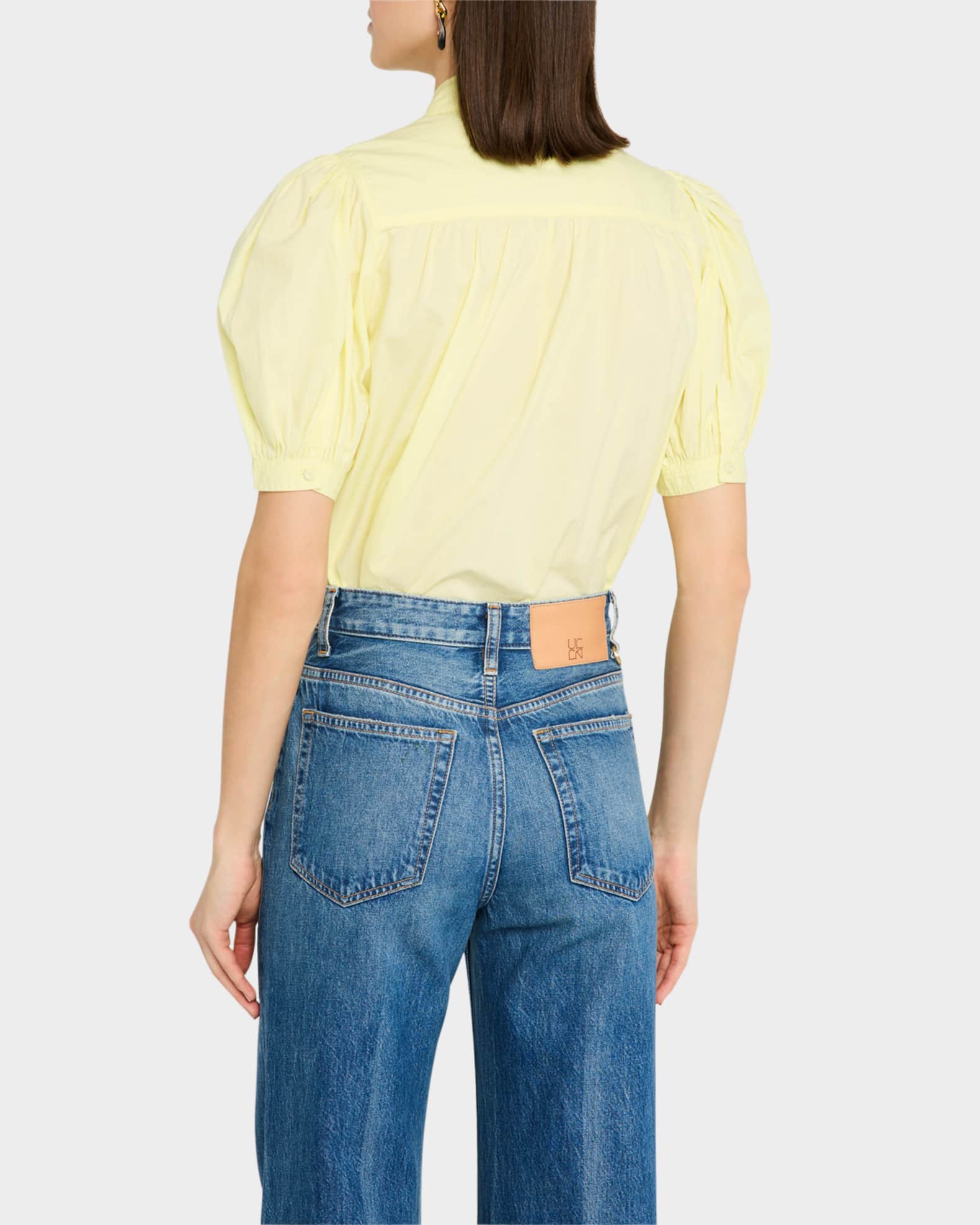 Ulla Johnson Freja Puff-Sleeve Top | Neiman Marcus