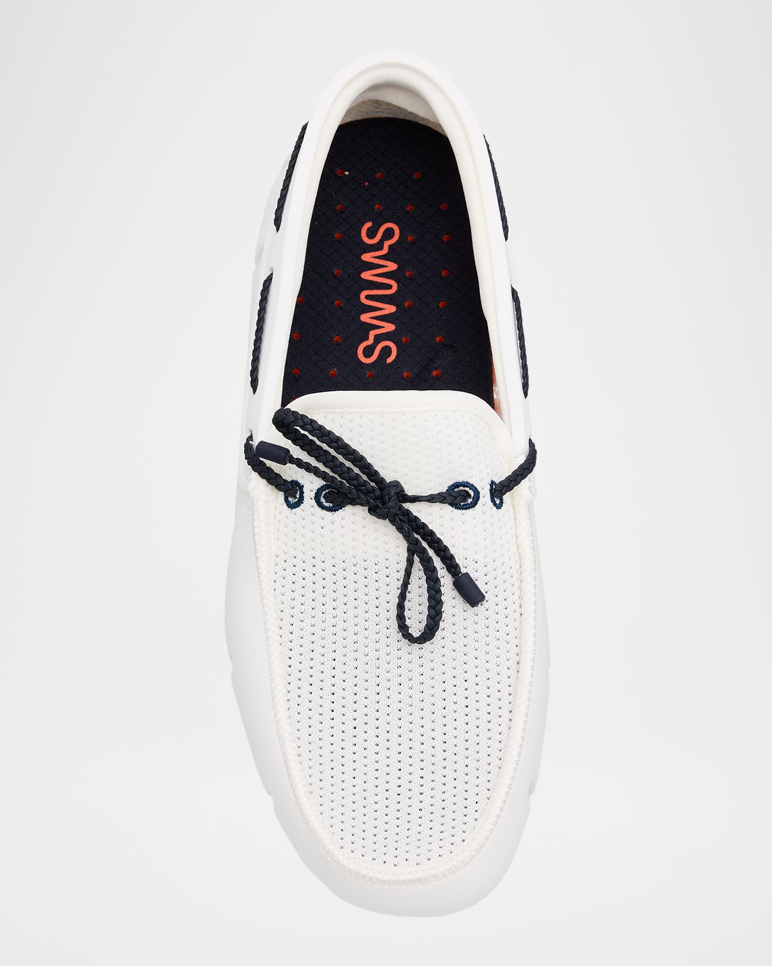 Swims Men's Braided Lace Mesh Loafers | Neiman Marcus