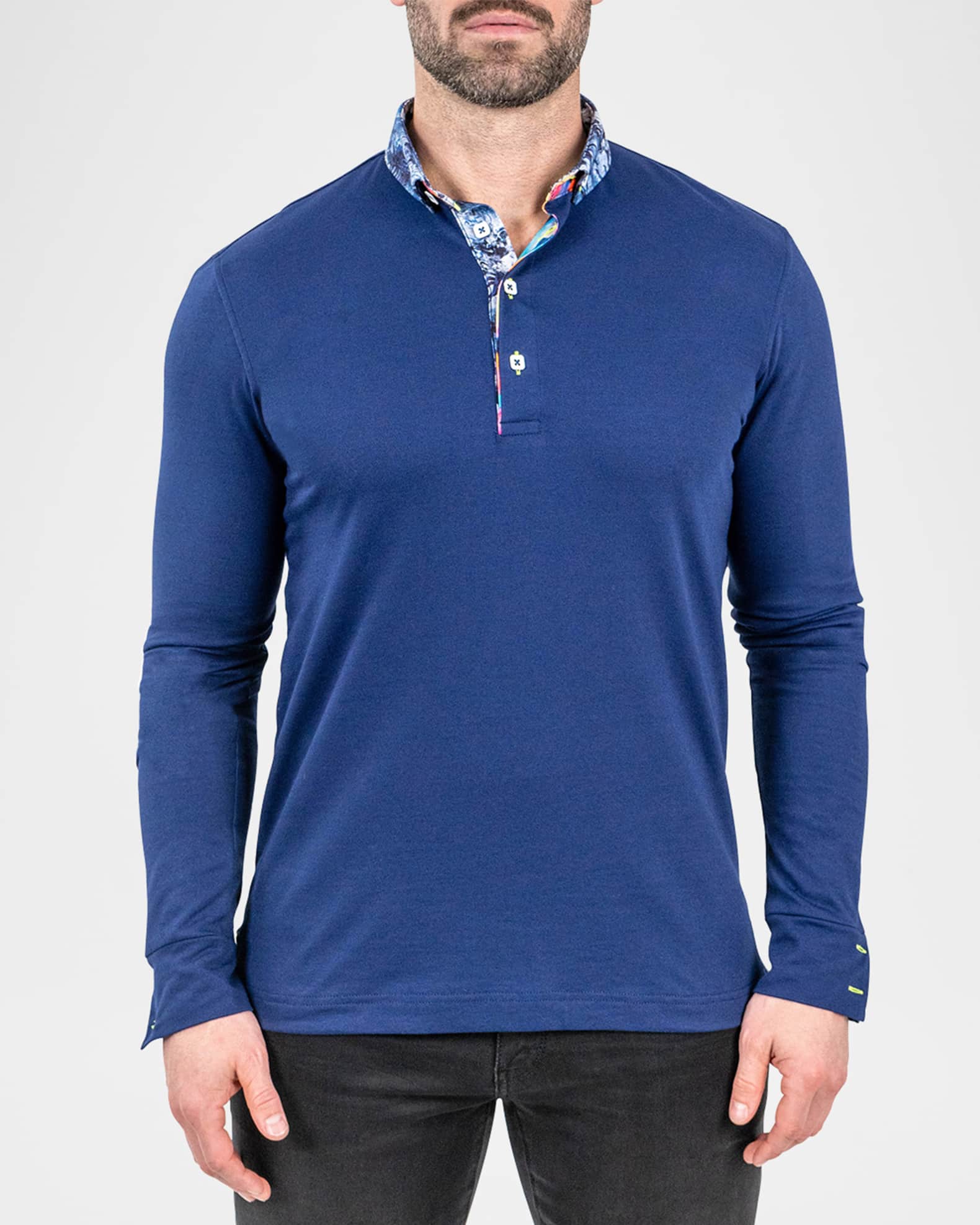 Maceoo Men's Newton Crypt Polo Shirt | Neiman Marcus
