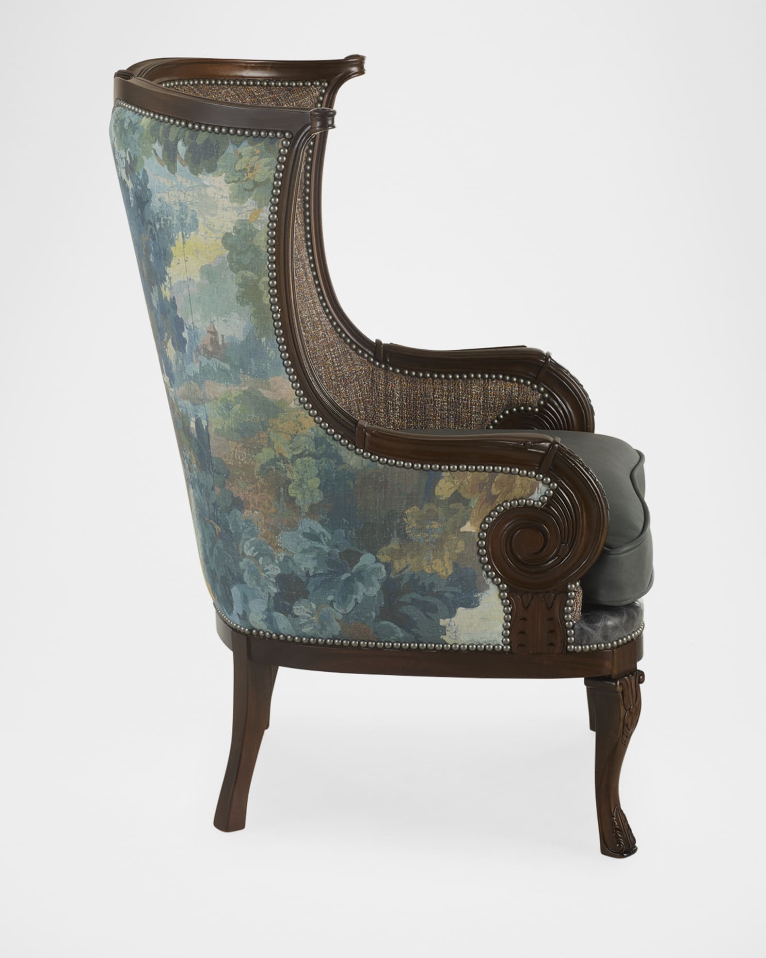 Massoud Parker Wing Chair | Neiman Marcus
