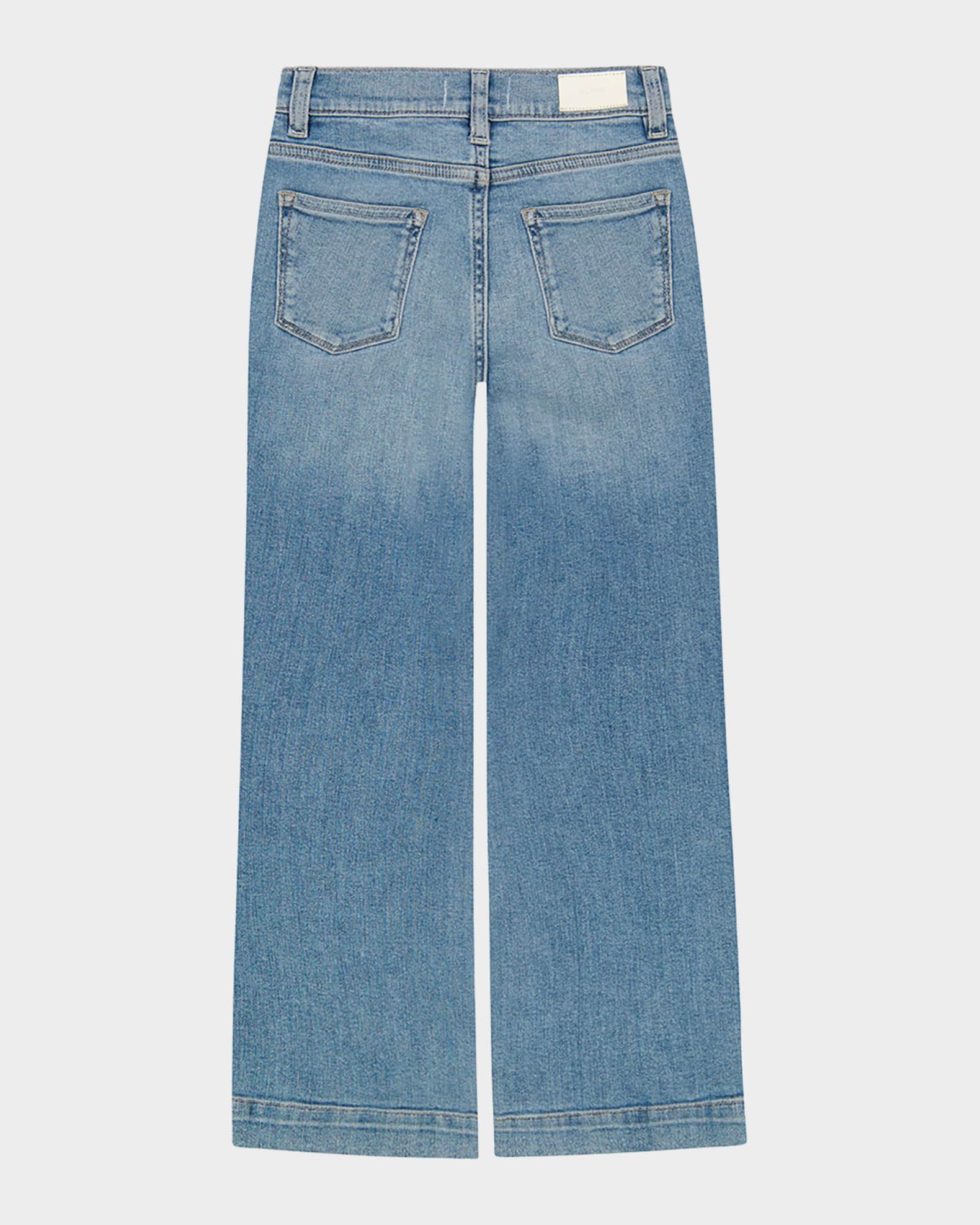 DL1961 Girl's Lily Wide Leg Jeans, Size 3-6 | Neiman Marcus