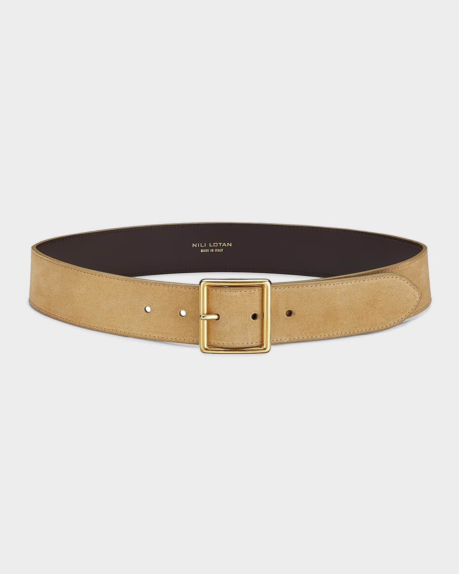 Nili Lotan Marcela Suede Belt | Neiman Marcus
