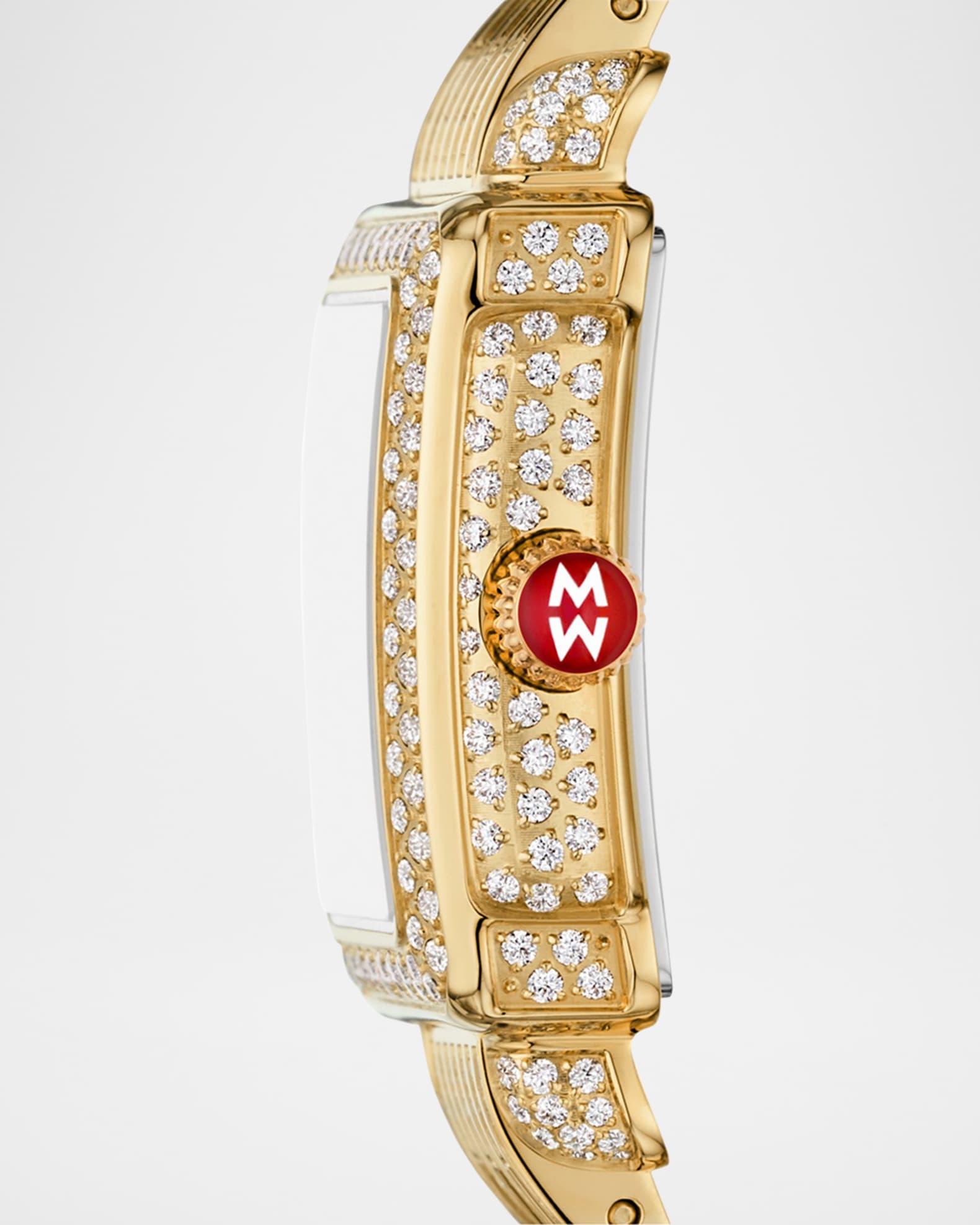 MICHELE Deco Madison Mini 18K Yellow Gold-Plated Stainless Steel ...