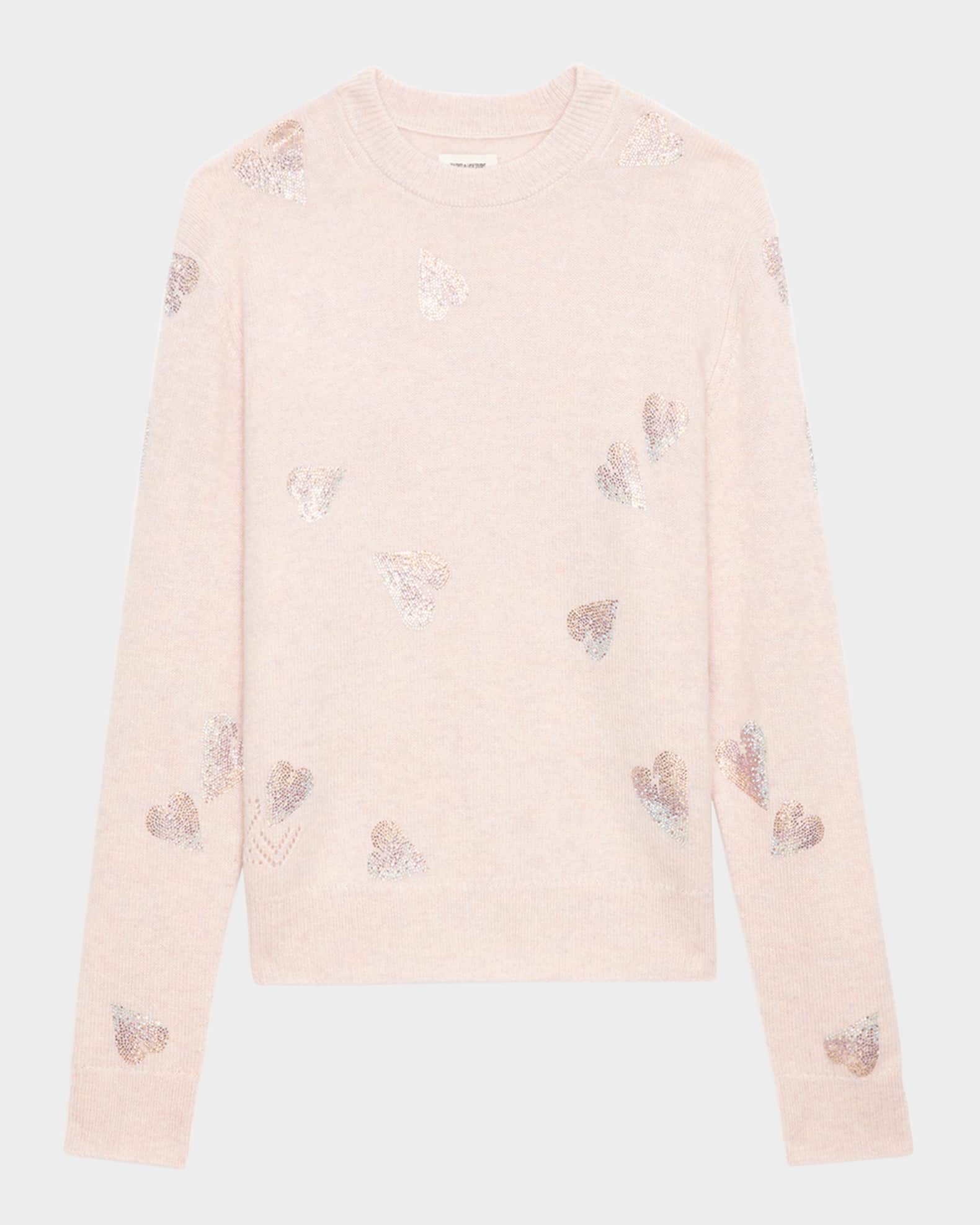 Zadig & Voltaire Pravis Cashmere Diamante Sweater | Neiman Marcus