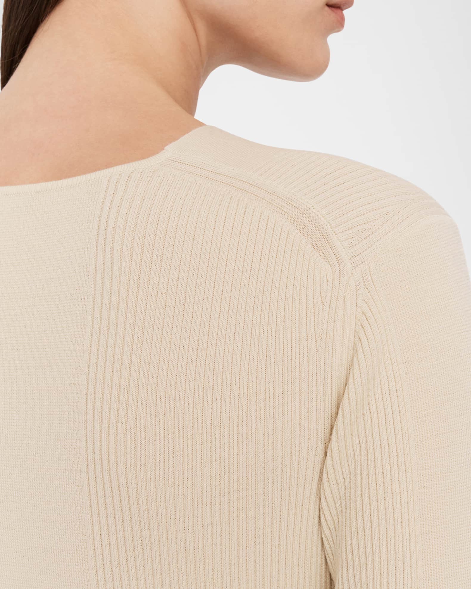 Joseph Ribbed Merino Wool Top | Neiman Marcus