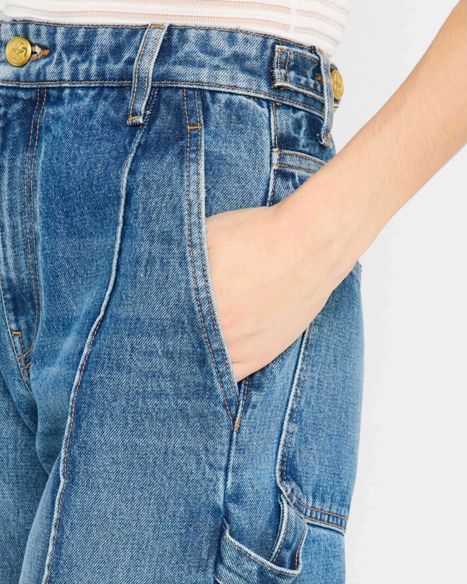 Ulla Johnson The Asher Carpenter Jeans | Neiman Marcus