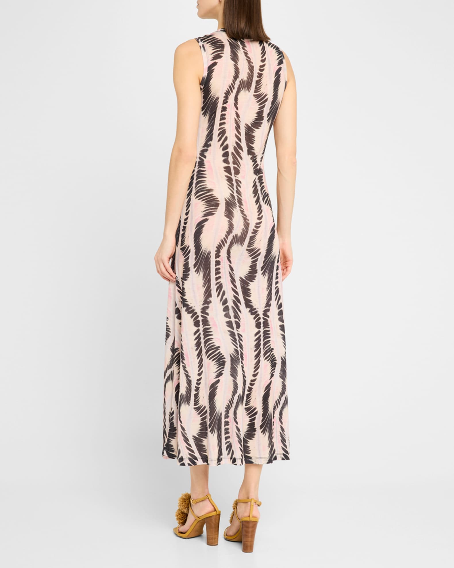 Ulla Johnson Orla Tie-Dye Jersey Midi Dress | Neiman Marcus