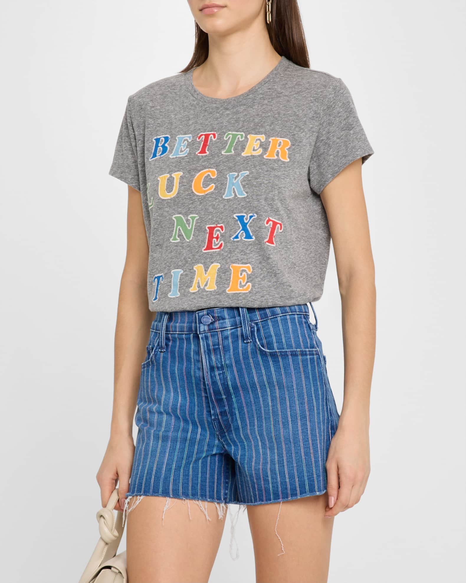 MOTHER The Boxy Goodie Goodie Tee | Neiman Marcus