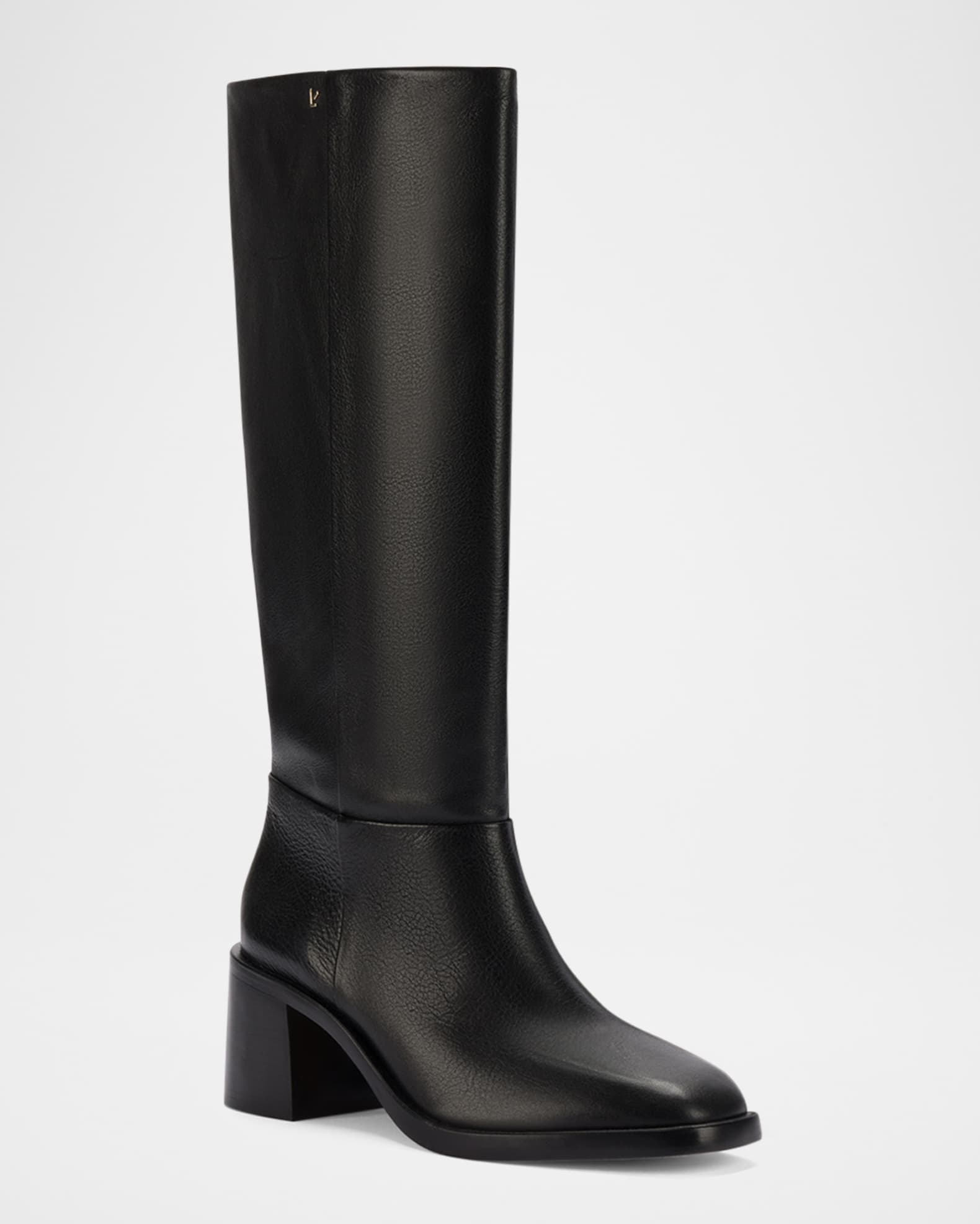 Larroude Ricky Leather Knee Boots | Neiman Marcus