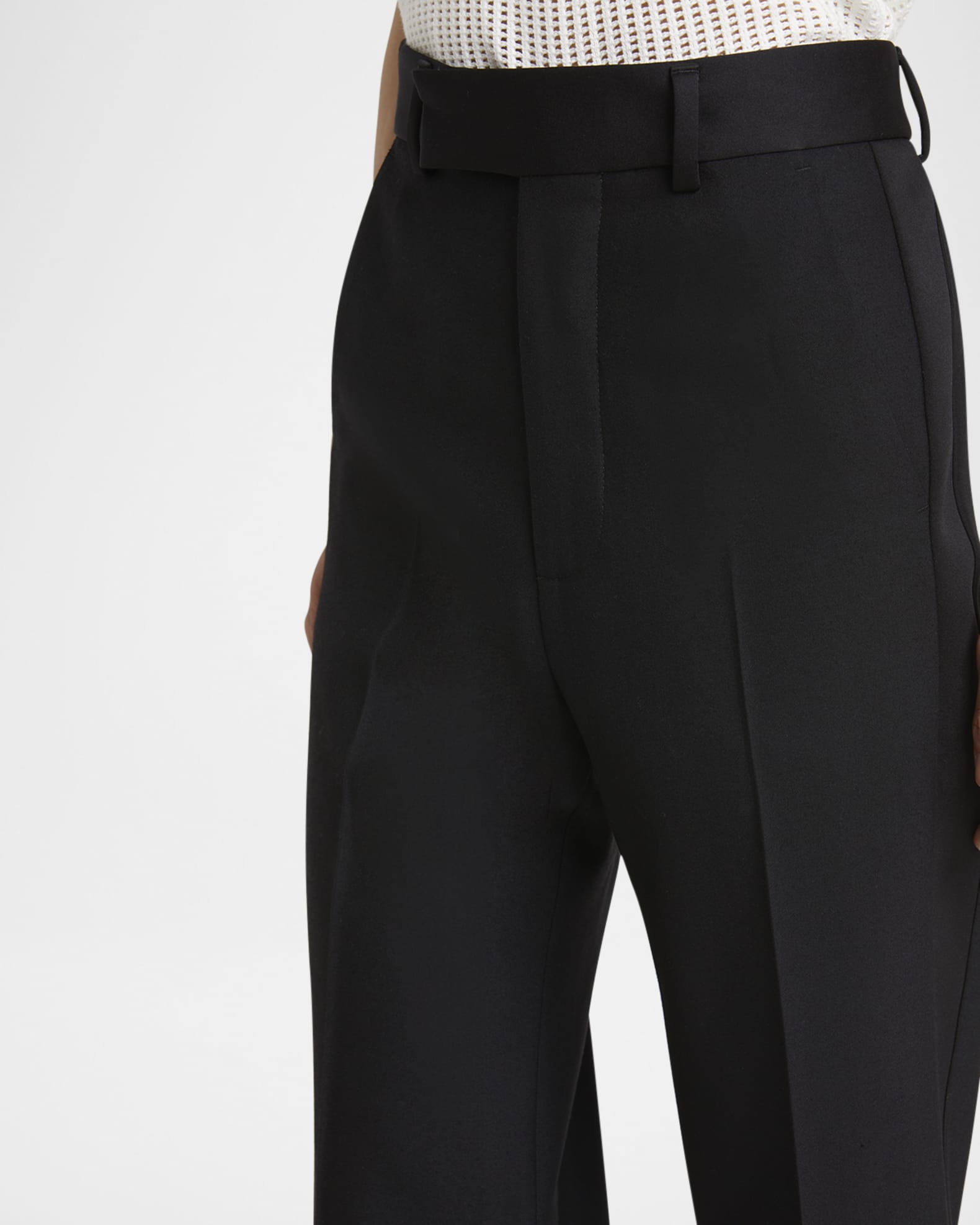 Amiri Men's Creased Wool Flare Pants | Neiman Marcus