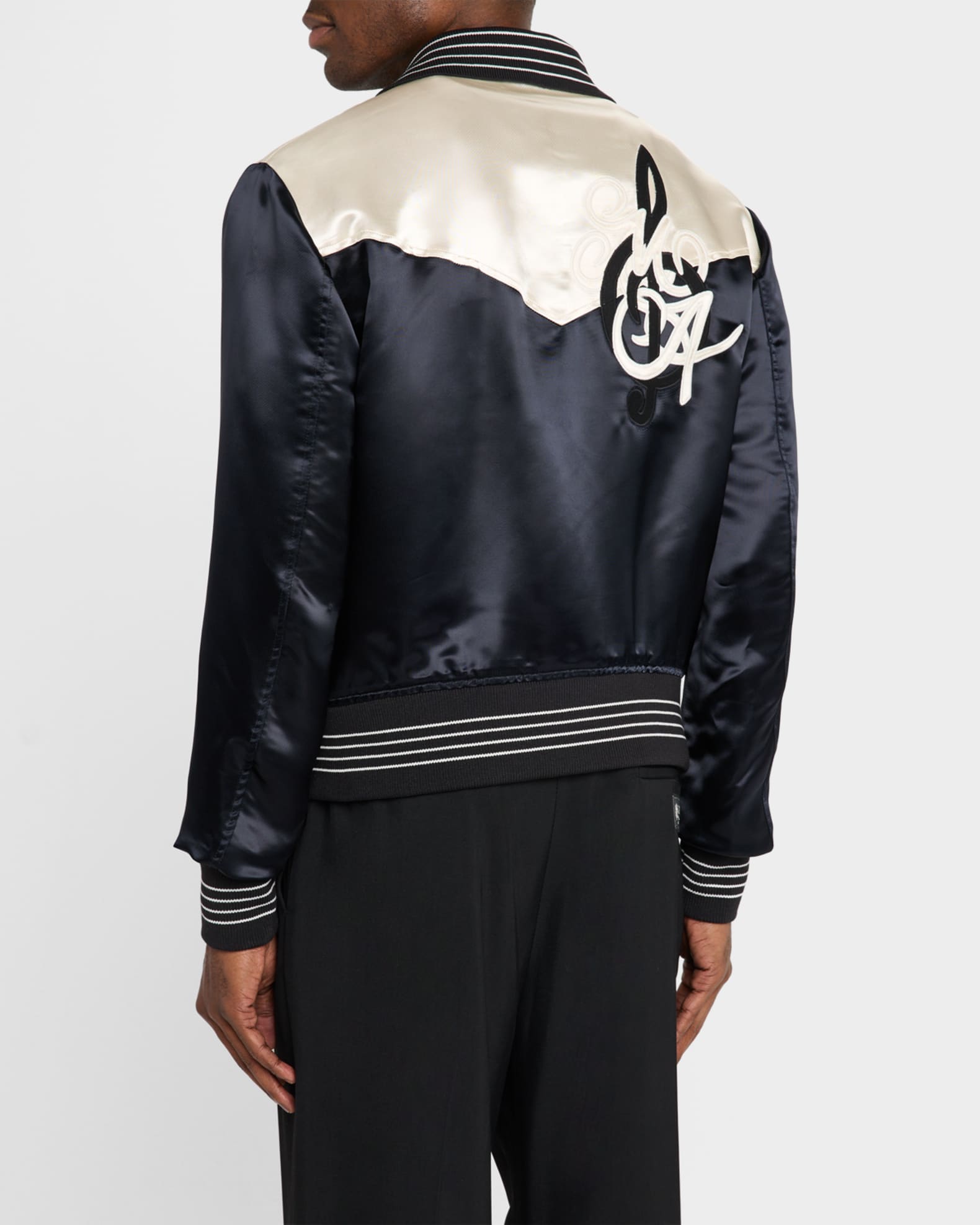 Amiri Men's MA Music Note Blouson Jacket | Neiman Marcus