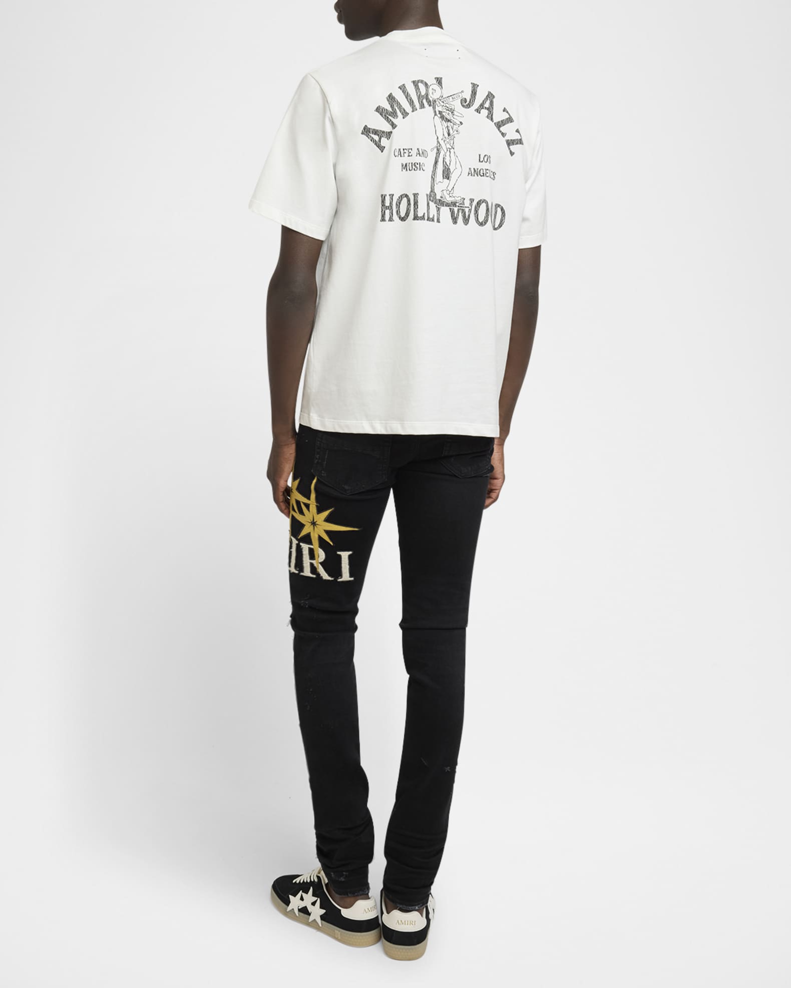Amiri Men's Jazz Wolf Graphic T-Shirt | Neiman Marcus