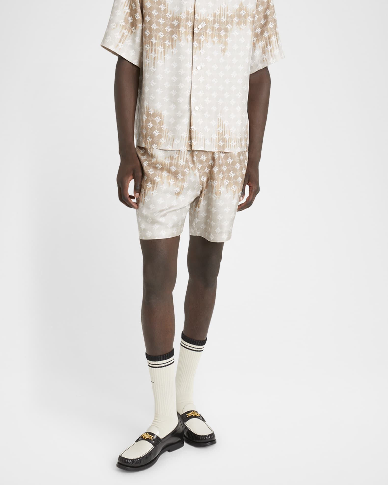 Amiri Men's MA Quad Bleached Shorts | Neiman Marcus