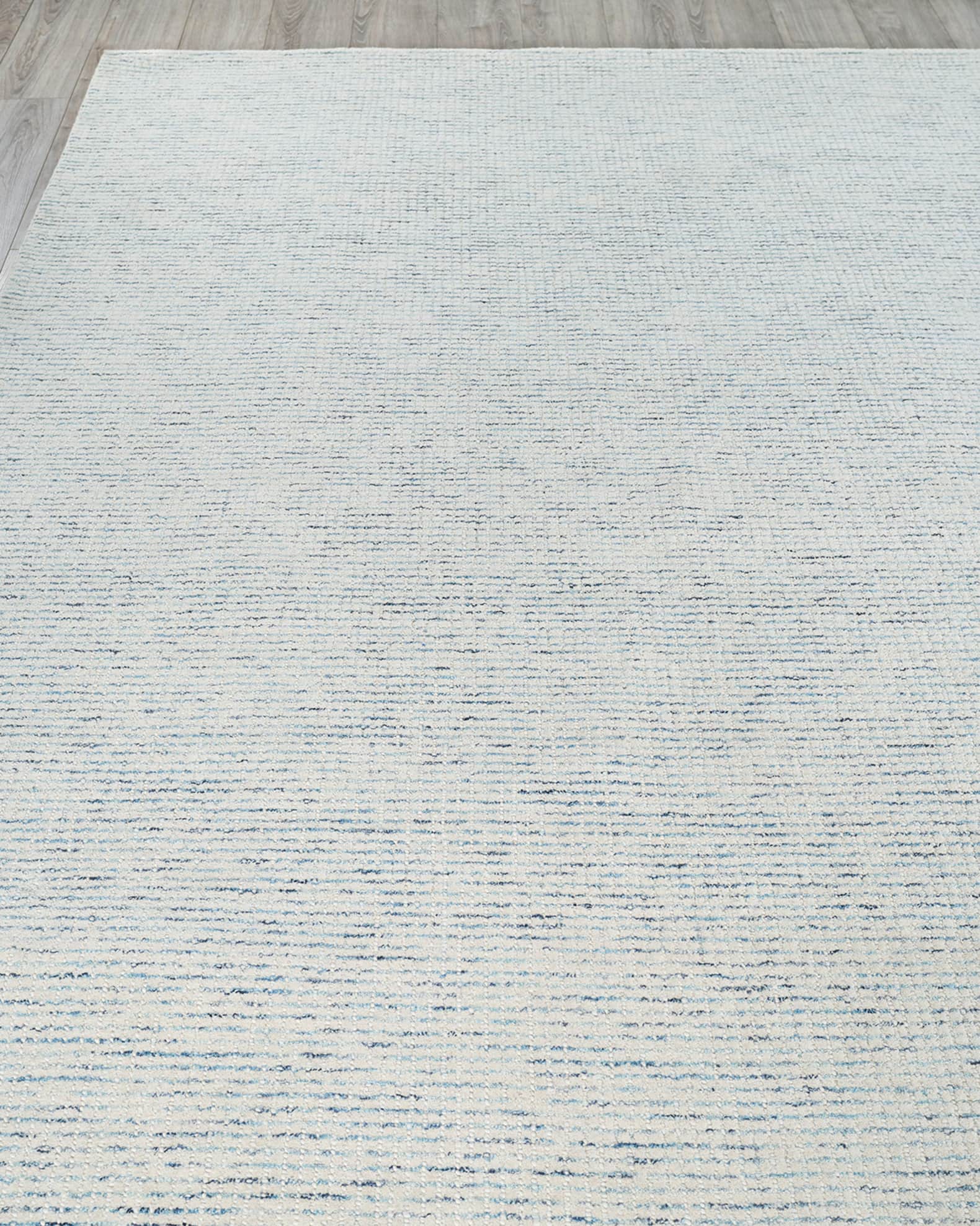 Exquisite Rugs Key West Hand-Tufted Ivory/Blue Rug, 9' x 12' | Neiman ...