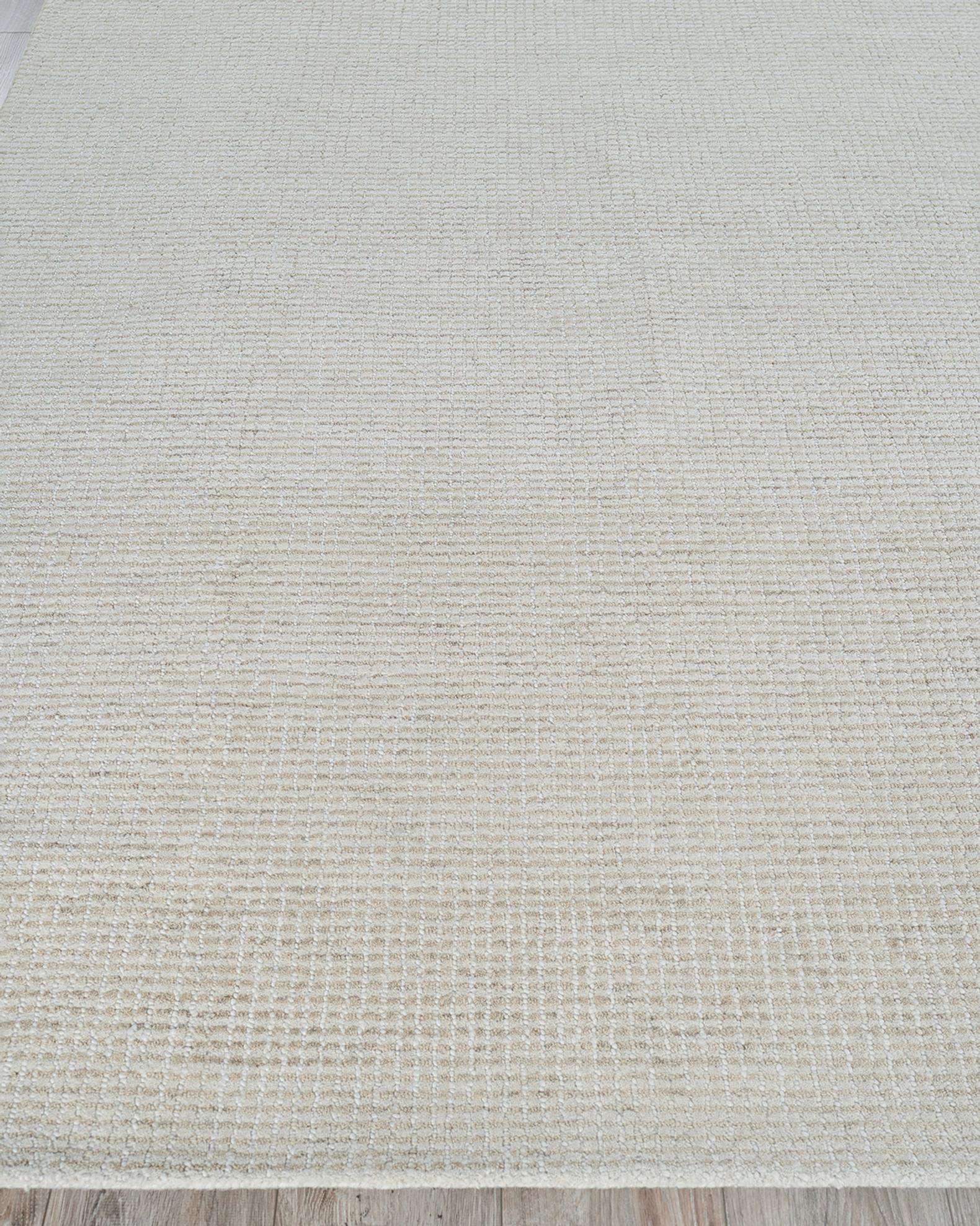 Exquisite Rugs Key West Hand-Tufted Light Beige Rug, 5' x 8' | Neiman ...