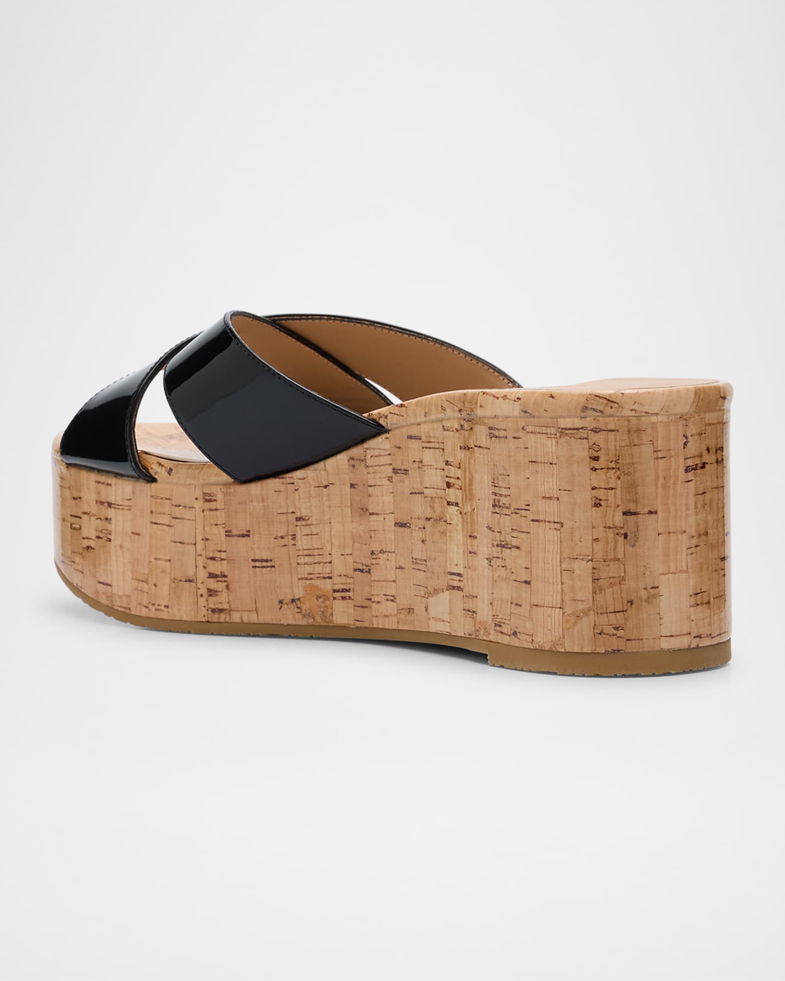 Stuart Weitzman Dayna Crisscross Wedge Platform Sandals | Neiman Marcus